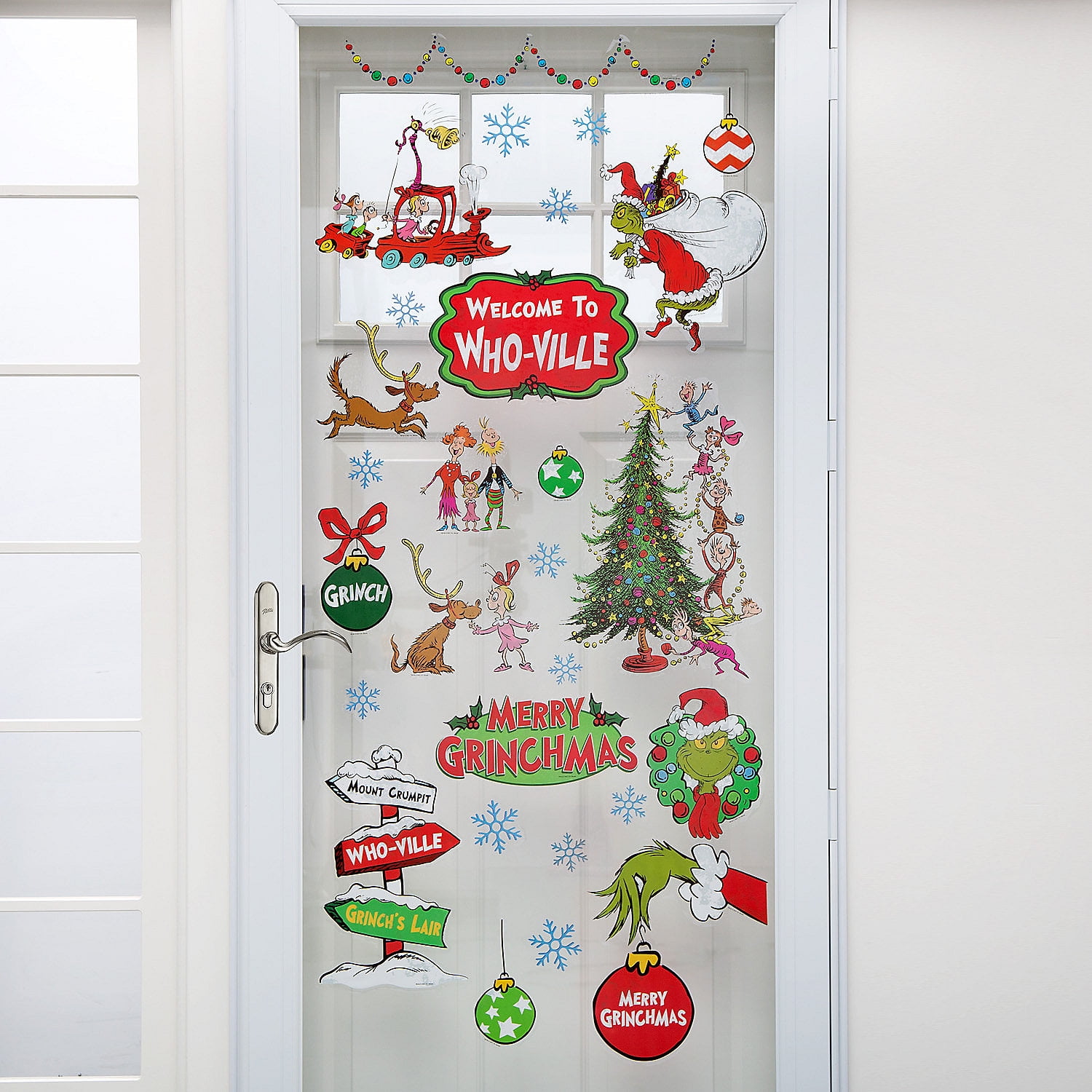 Dr. Seuss™ The Grinch Window Clings - 28 Pc. - Walmart.com