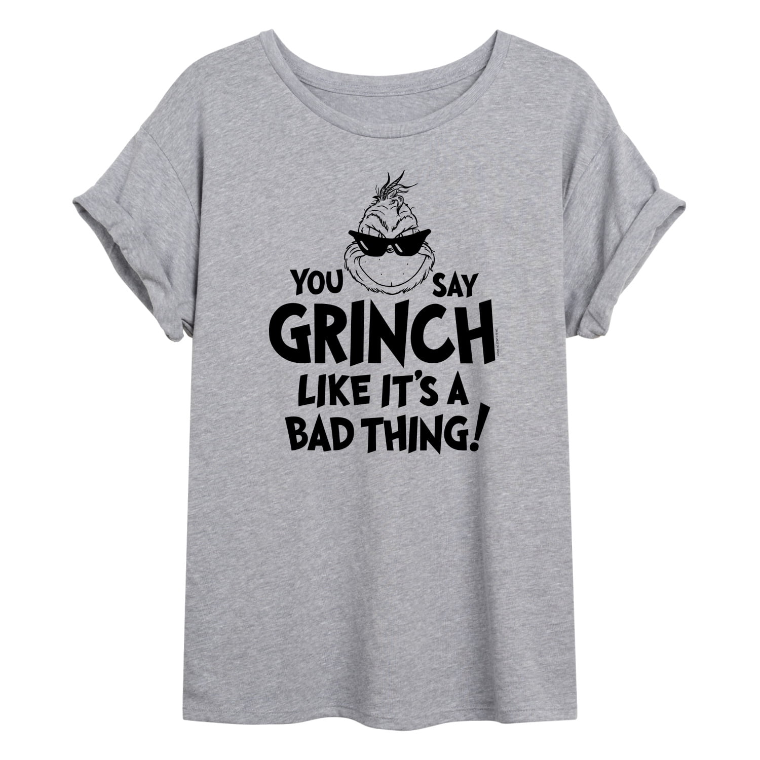 Dr. Seuss - The Grinch - You Say Grinch Bad Thing - Women's Oversized ...
