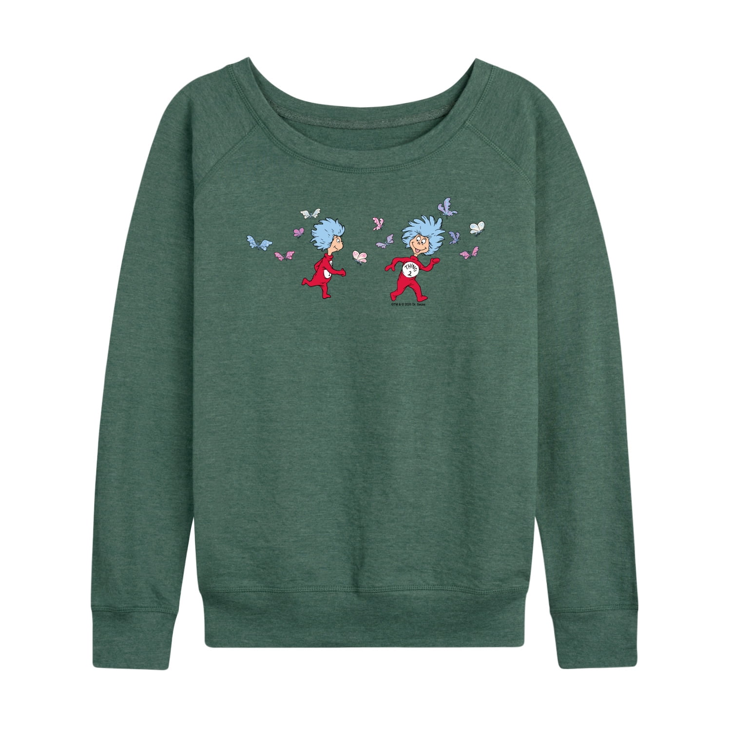 Dr. Seuss - The Things - Women's French Terry Long Sleeve Pullover ...