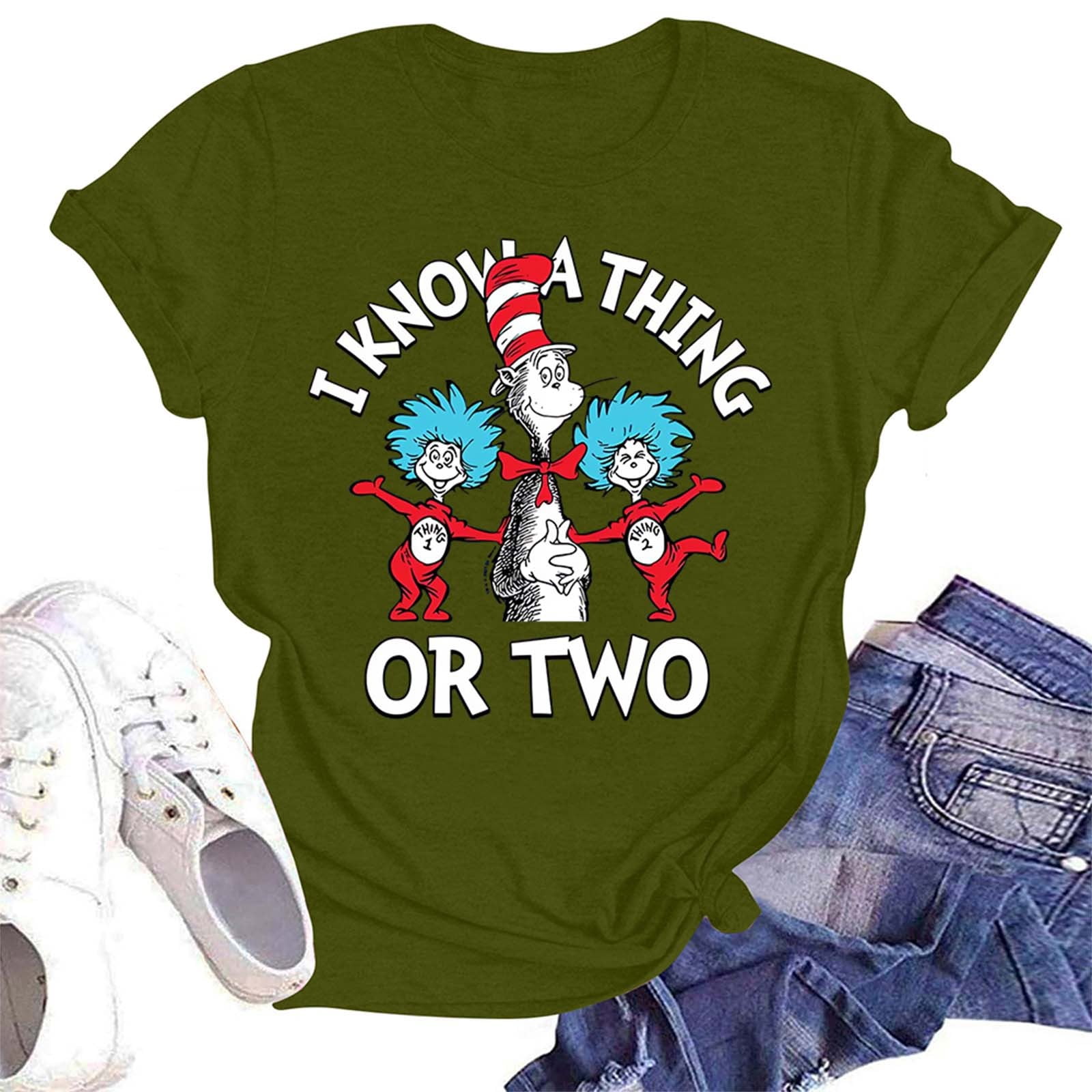 Dr. Seuss Thing 1 Thing 2 Costume Tees for Boys & Girls - Walmart.com