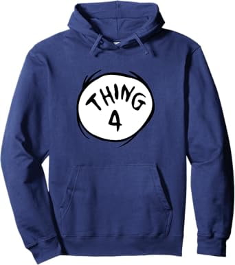 Dr. Seuss Thing 4 Emblem Pullover Hoodie - Walmart.com