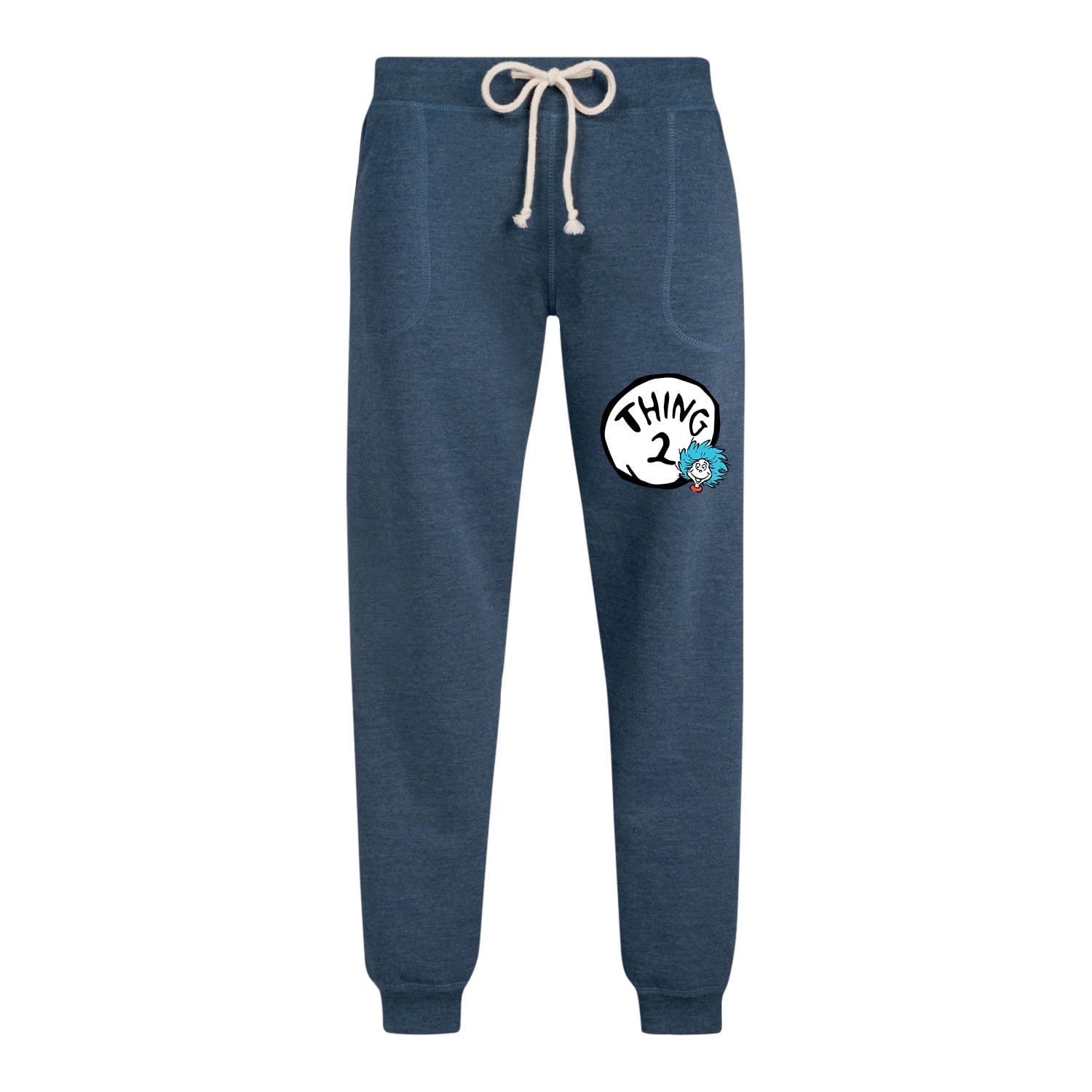 Dr. Seuss - Thing Two - Women's French Terry Jogger Pant - Walmart.com