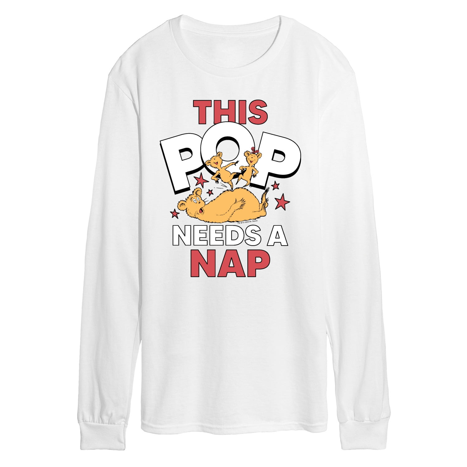 Dr. Seuss - This Pop Needs A Nap - Men's Long Sleeve Graphic T-Shirt ...