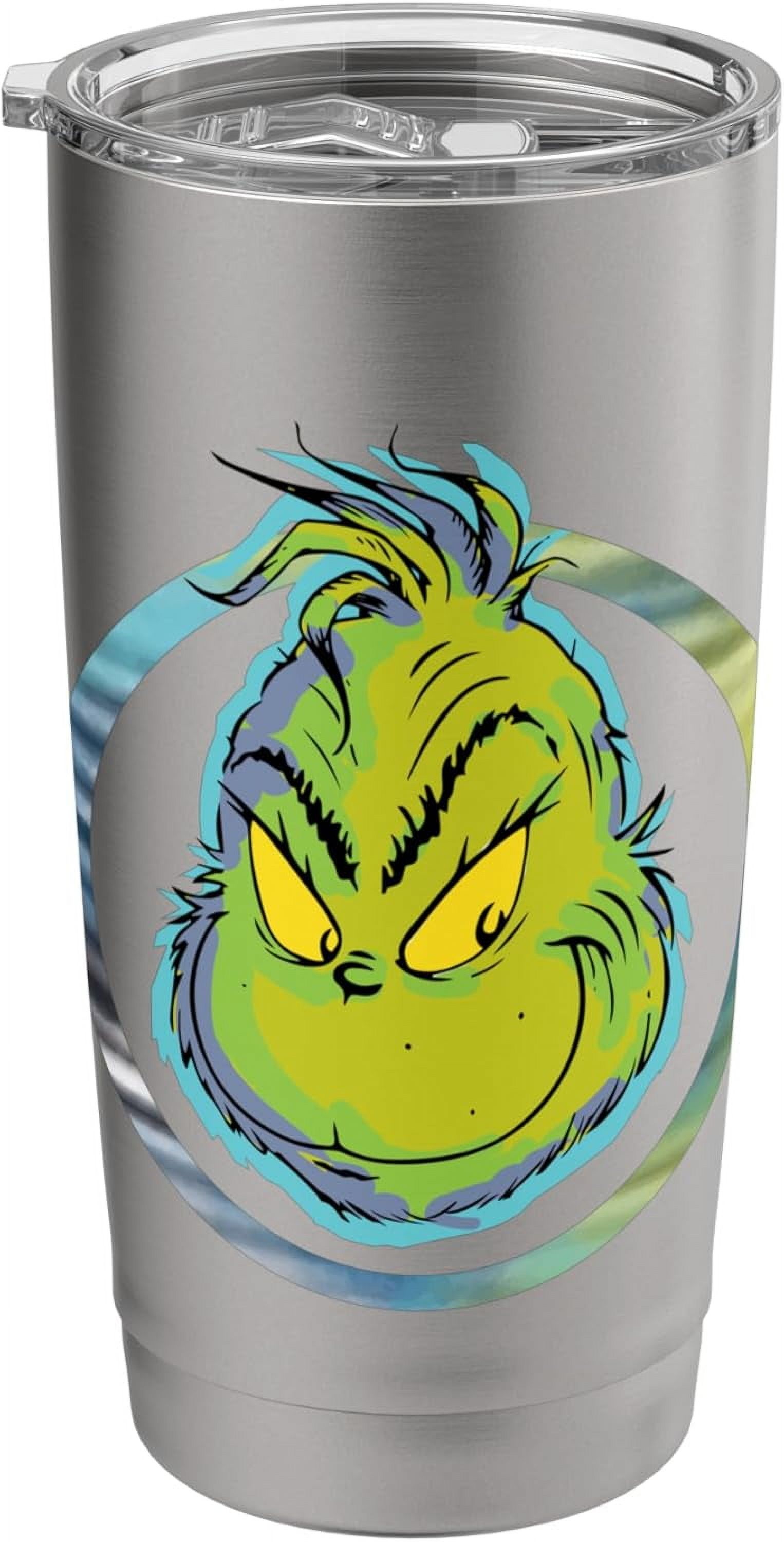 Dr. Seuss Watercolor Grinch Stainless Steel Insulated Tumbler - Walmart ...