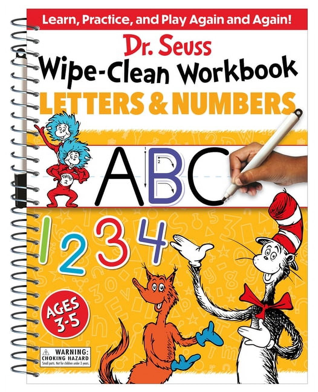 Dr. Seuss Workbooks Dr. Seuss Wipe-Clean Workbook: Letters and Numbers ...