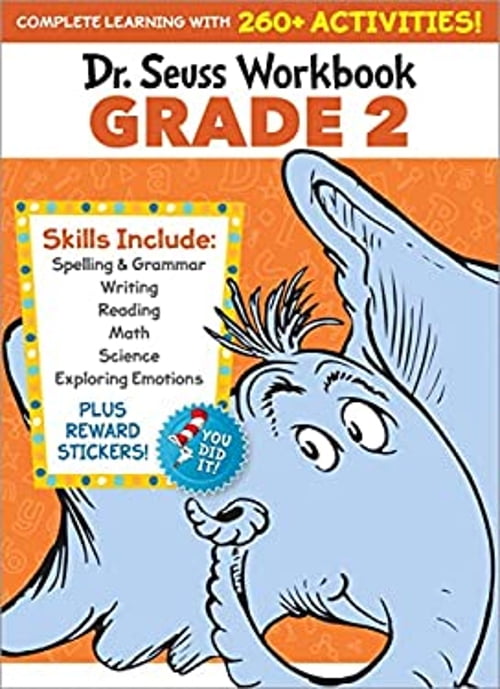 Pre-Owned Dr. Seuss Workbooks Dr. Seuss Workbook: Grade 2: 260+ Fun ...