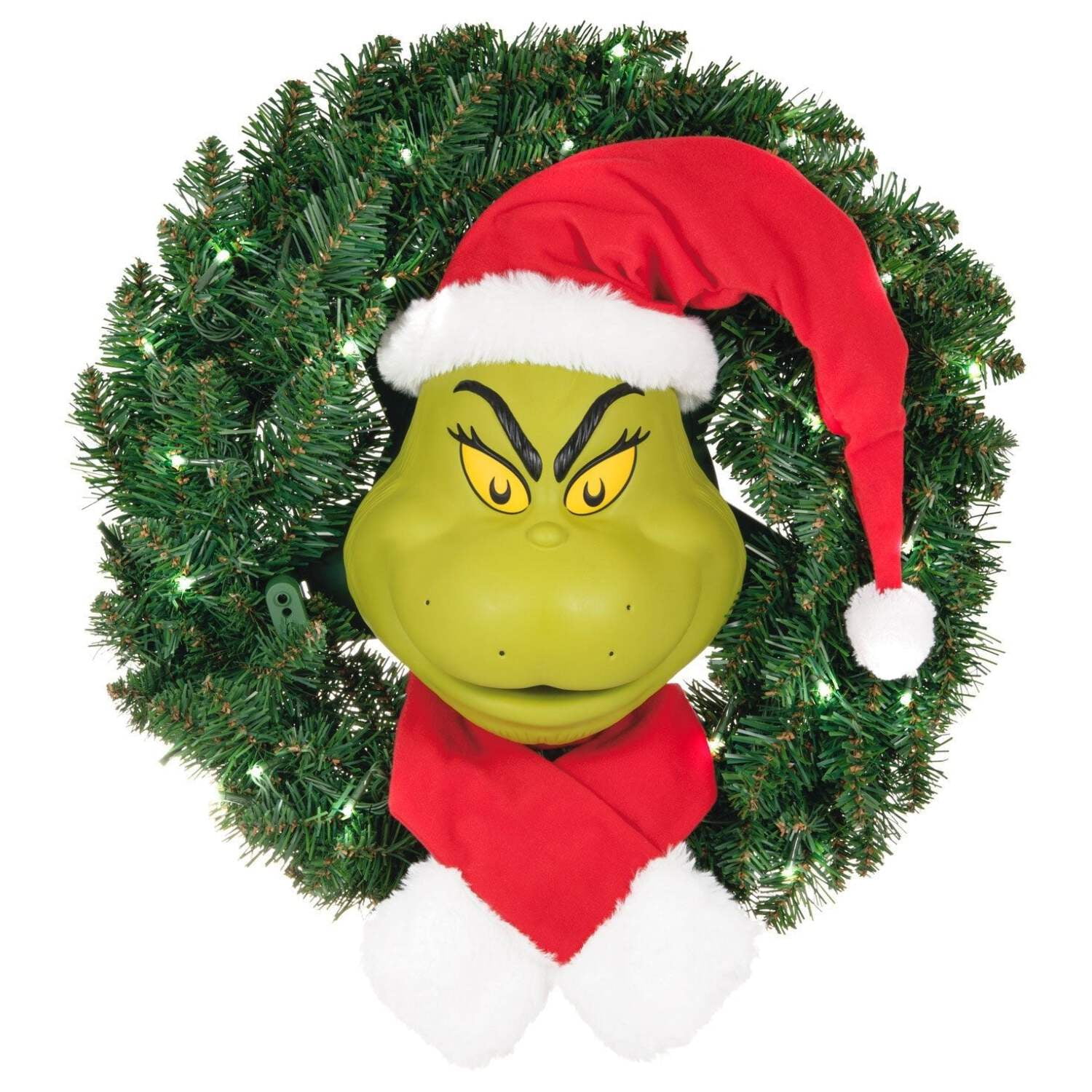 Dr. Seuss's How the Grinch Stole Christmas! The Grinch Wreath, Sound ...