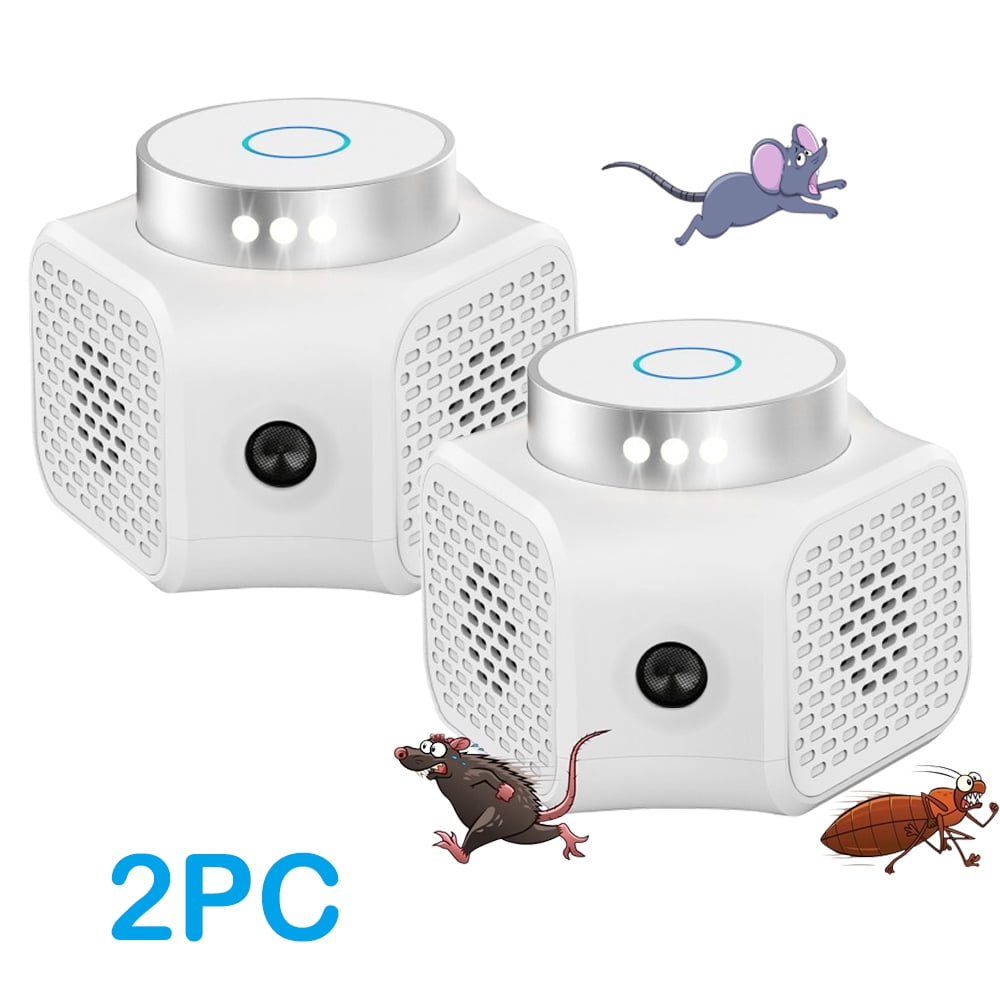Dr.Shark Indoor Ultrasonic Mice Repellent, 2PC, Dual Ultrasound, 3 ...