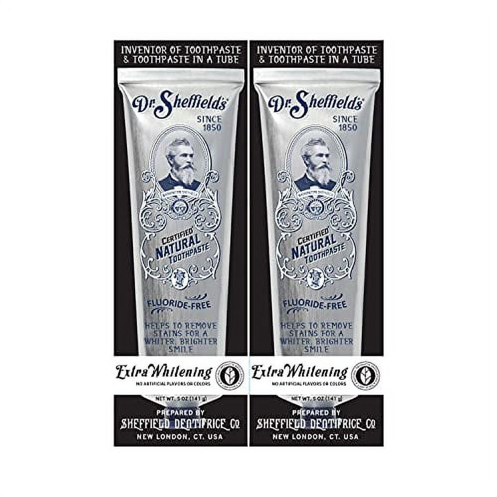 Dr. Sheffield"Certified Natural Toothpaste (Extra-Whitening) - Great ...