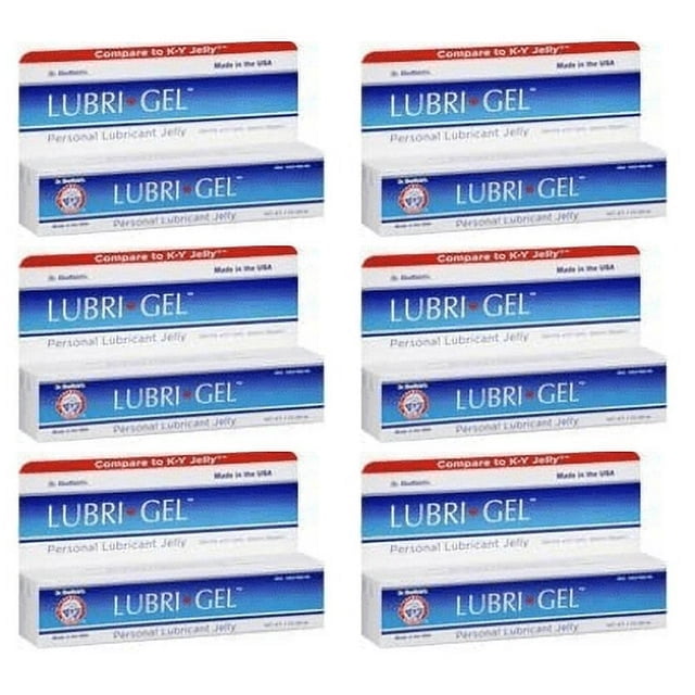 Dr. Sheffield's 6-Pack 3oz. Lubri-Gel Personal Lubricant Jelly