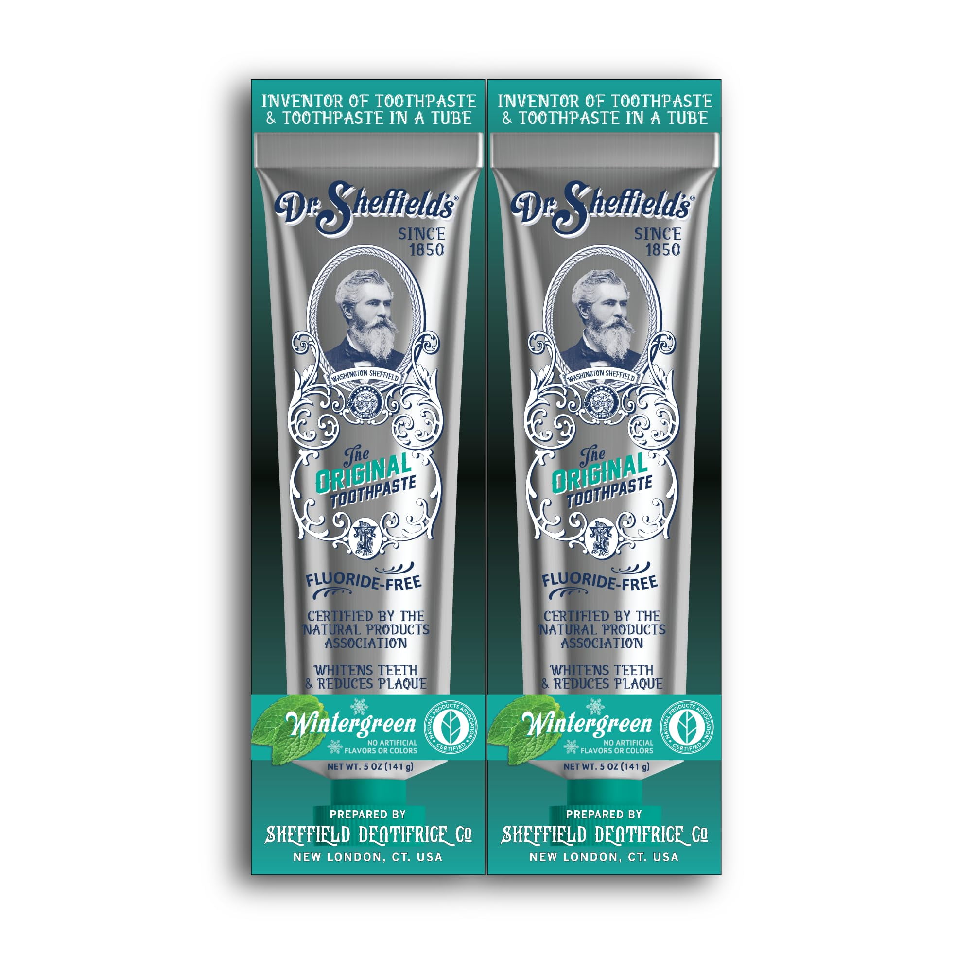 Dr. Sheffield’s Certified Natural SSF20 Toothpaste (Wintergreen ...
