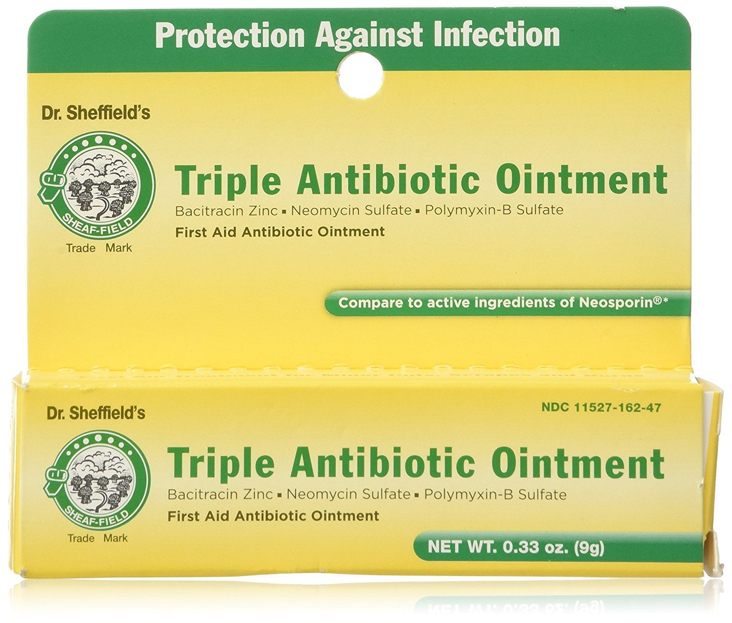 Dr. Sheffield's Triple Antibiotic Ointment, First Aid Treatment, 0.33 ...