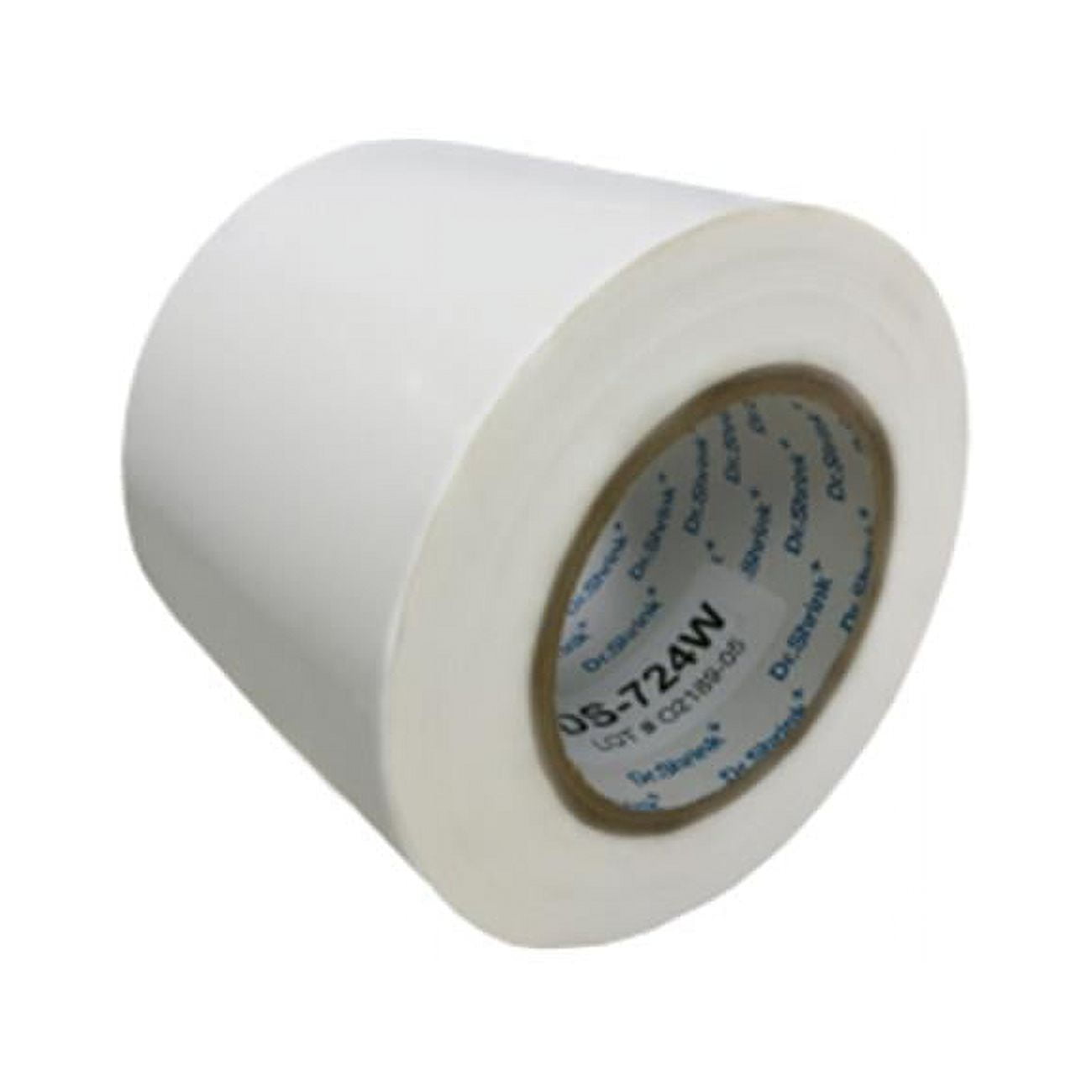 Dr. Shrink DS-724W 4 in. x 180 ft. Permanent Shrink Wrap Tape - White ...