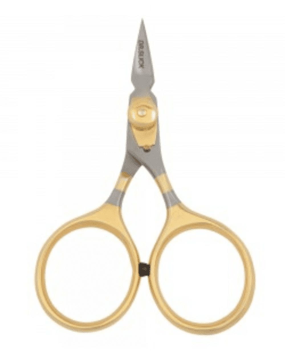Dr Slick 3 3/4" Gold Loops Arrow Straight Razor Scissor - Walmart.com