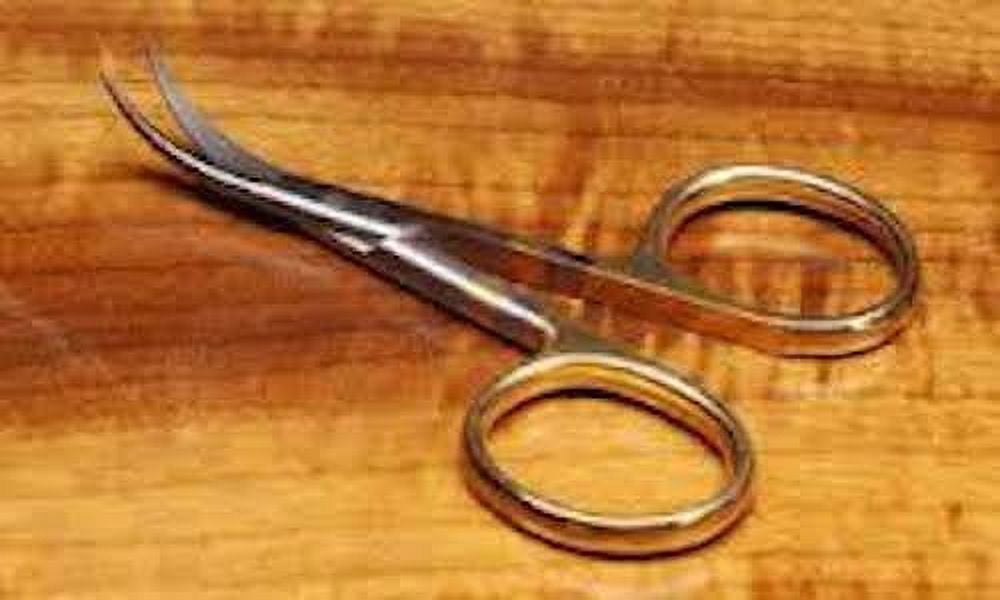 Dr.Slick Hair Scissors 4.5" Gold Loops Curved - Fly Fishing - Walmart.com