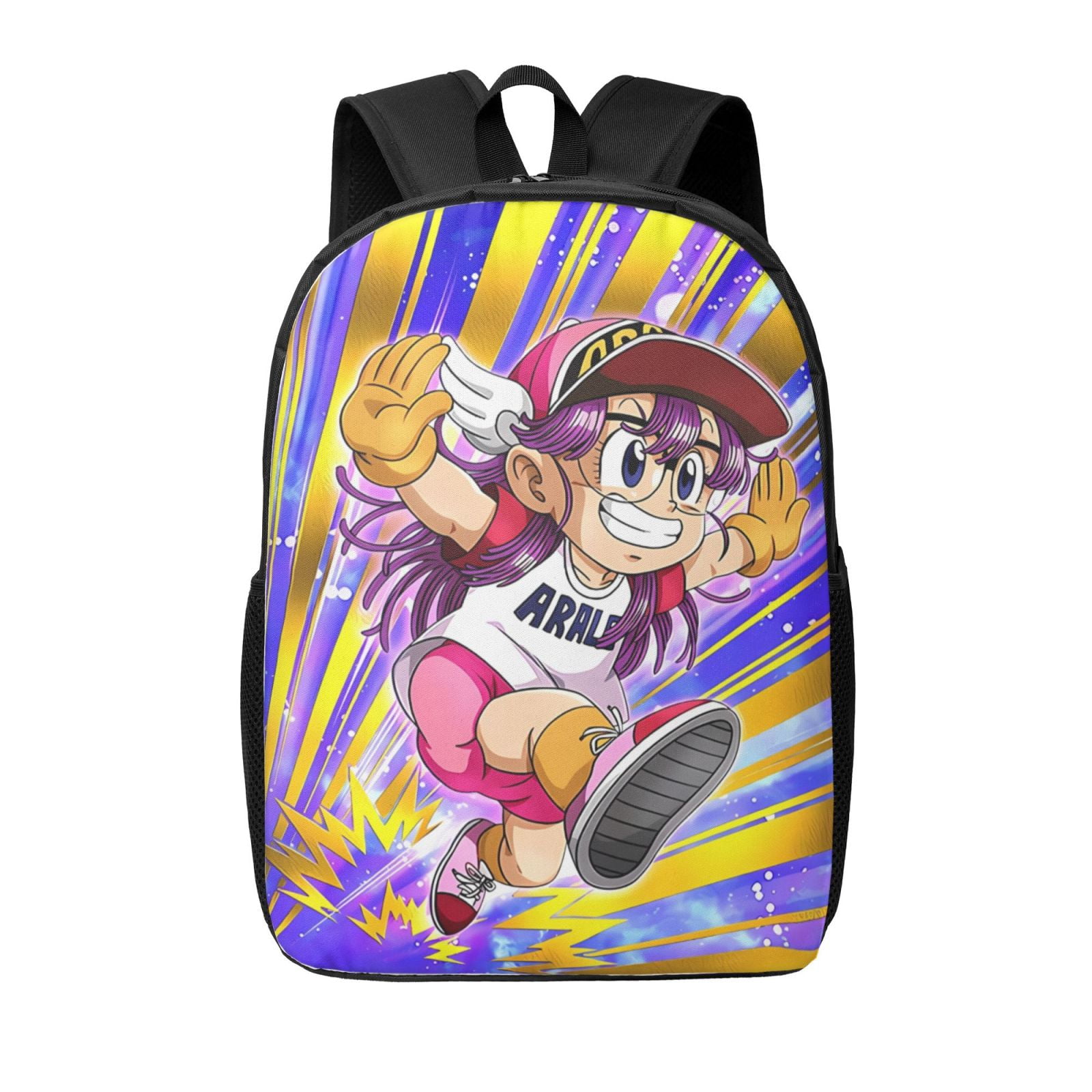 Dr. Slump Arale Norimaki Backpack 17 Inch Large Capacity Casual School ...