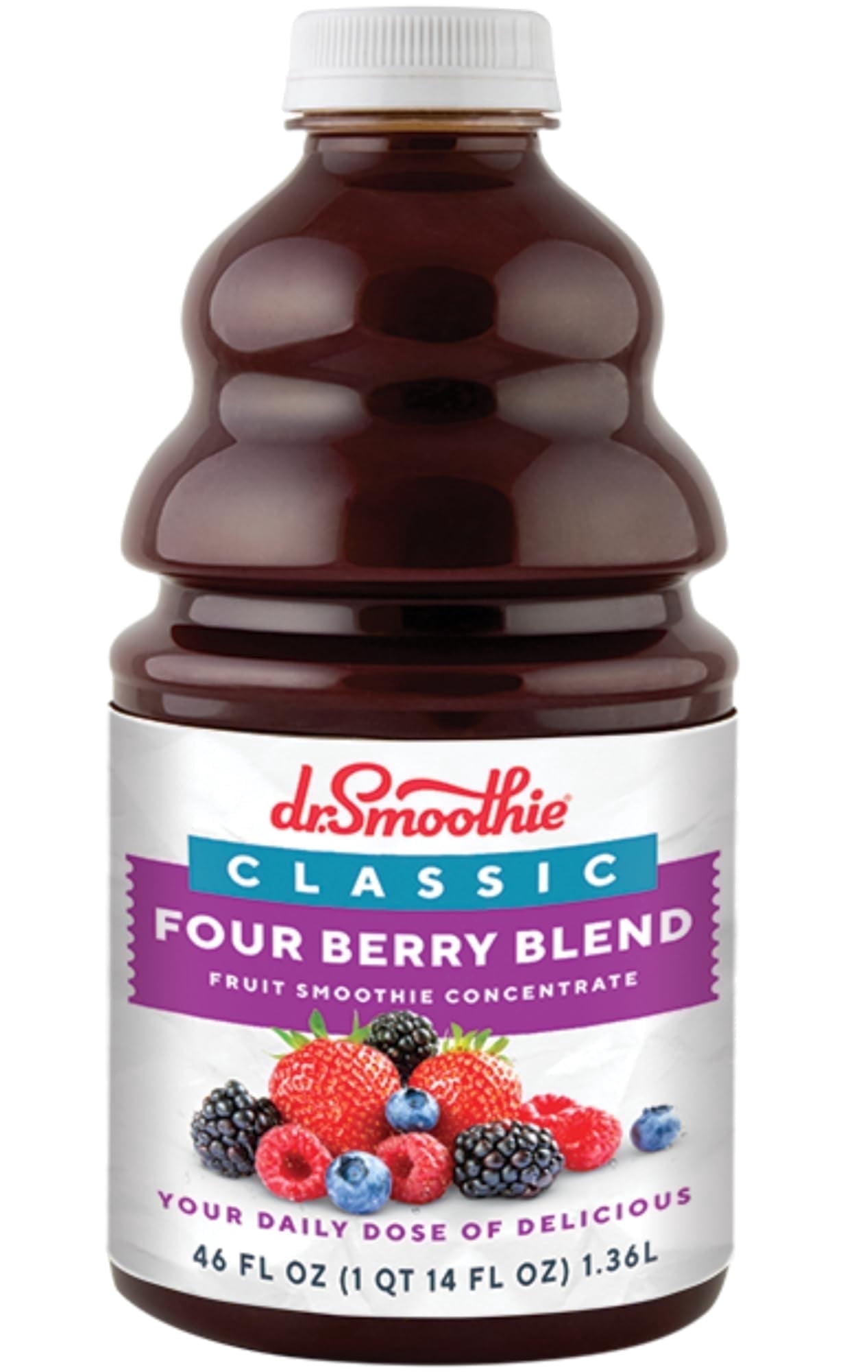 Dr. Smoothie Classic Four Berry Blend Concentrate, 46 Ounce - Walmart.com