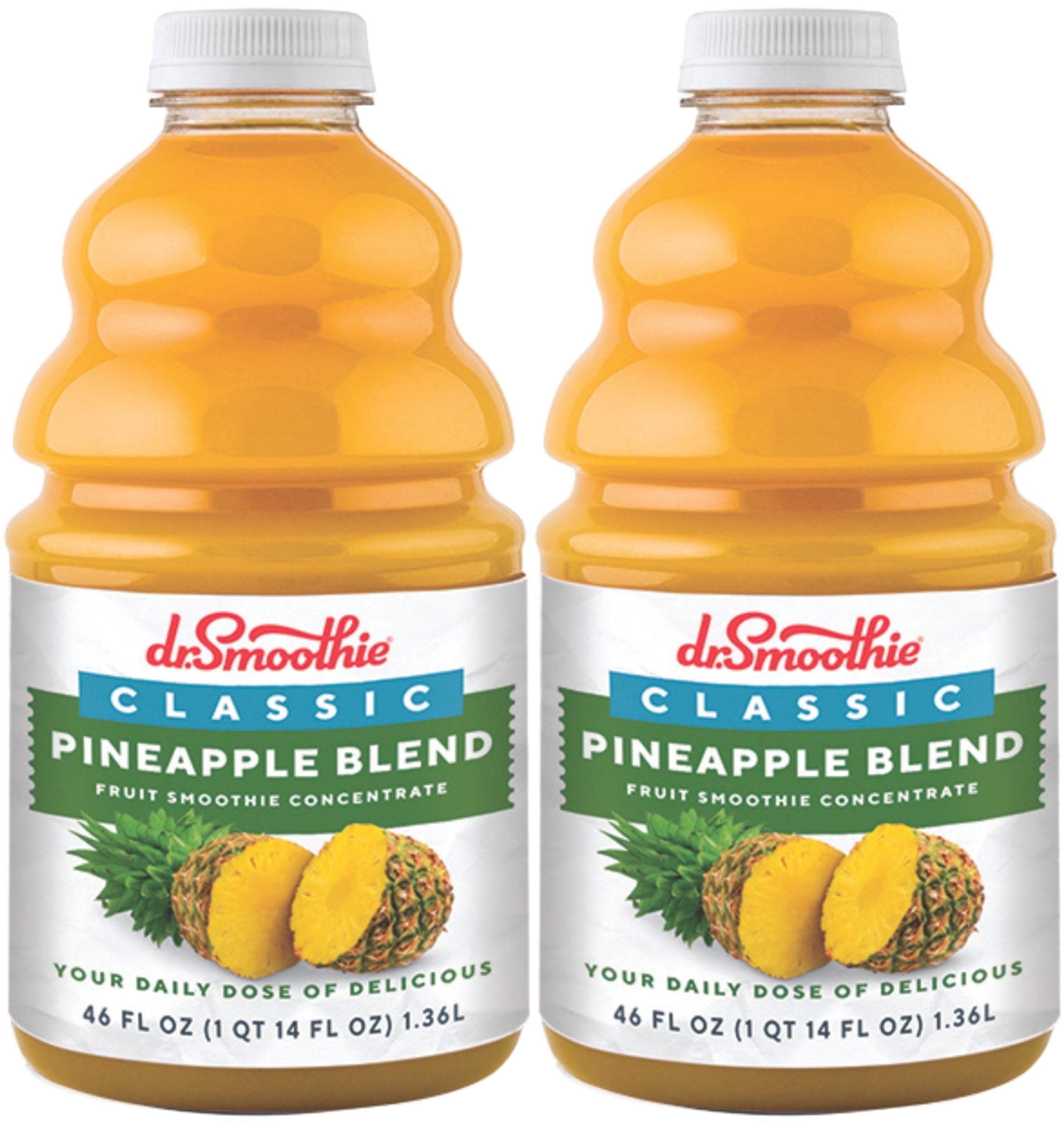 Dr. Smoothie Classic Pineapple Blend, 46 fl. oz. (Pack of 2) - Walmart.com