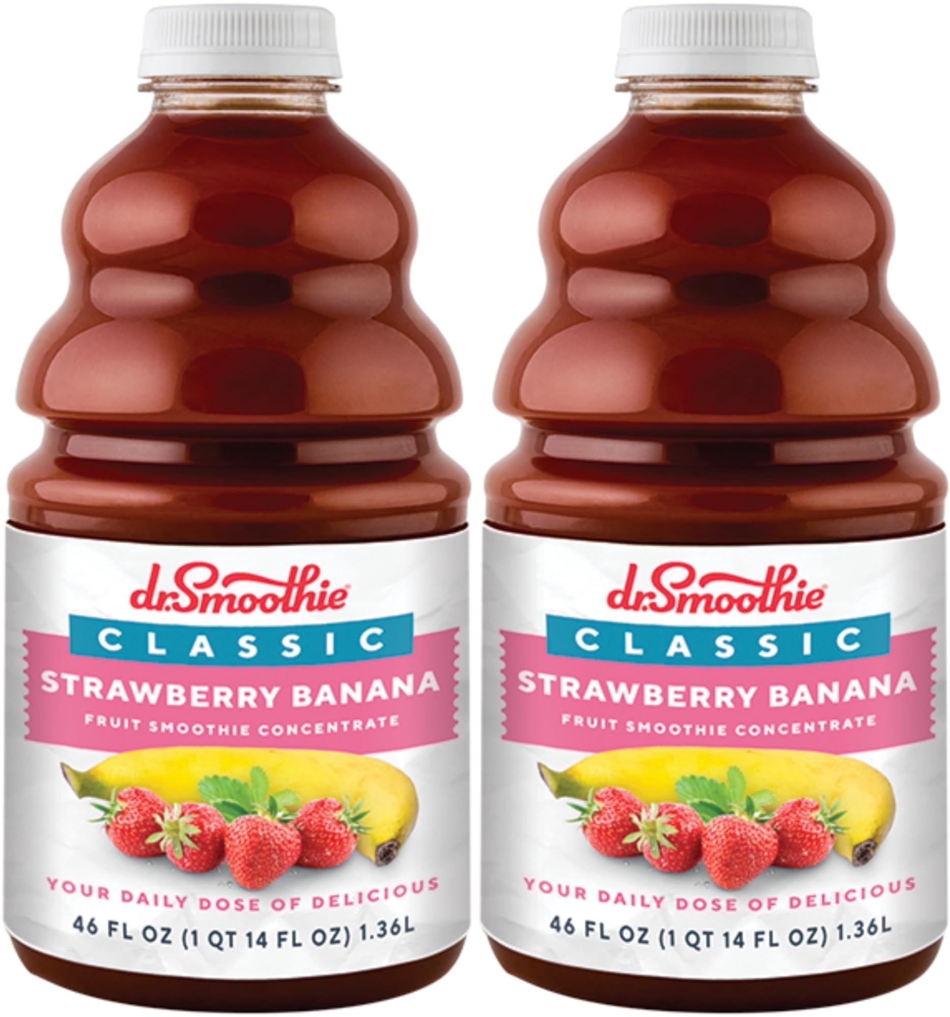 Dr. Smoothie Classic Strawberry Banana, 46 fl. oz.(Pack of 2) - Walmart.com