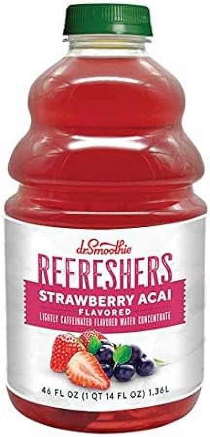 Dr. Smoothie Refreshers Energizing Strawberry Acai, Vegan, Gluten-Free ...