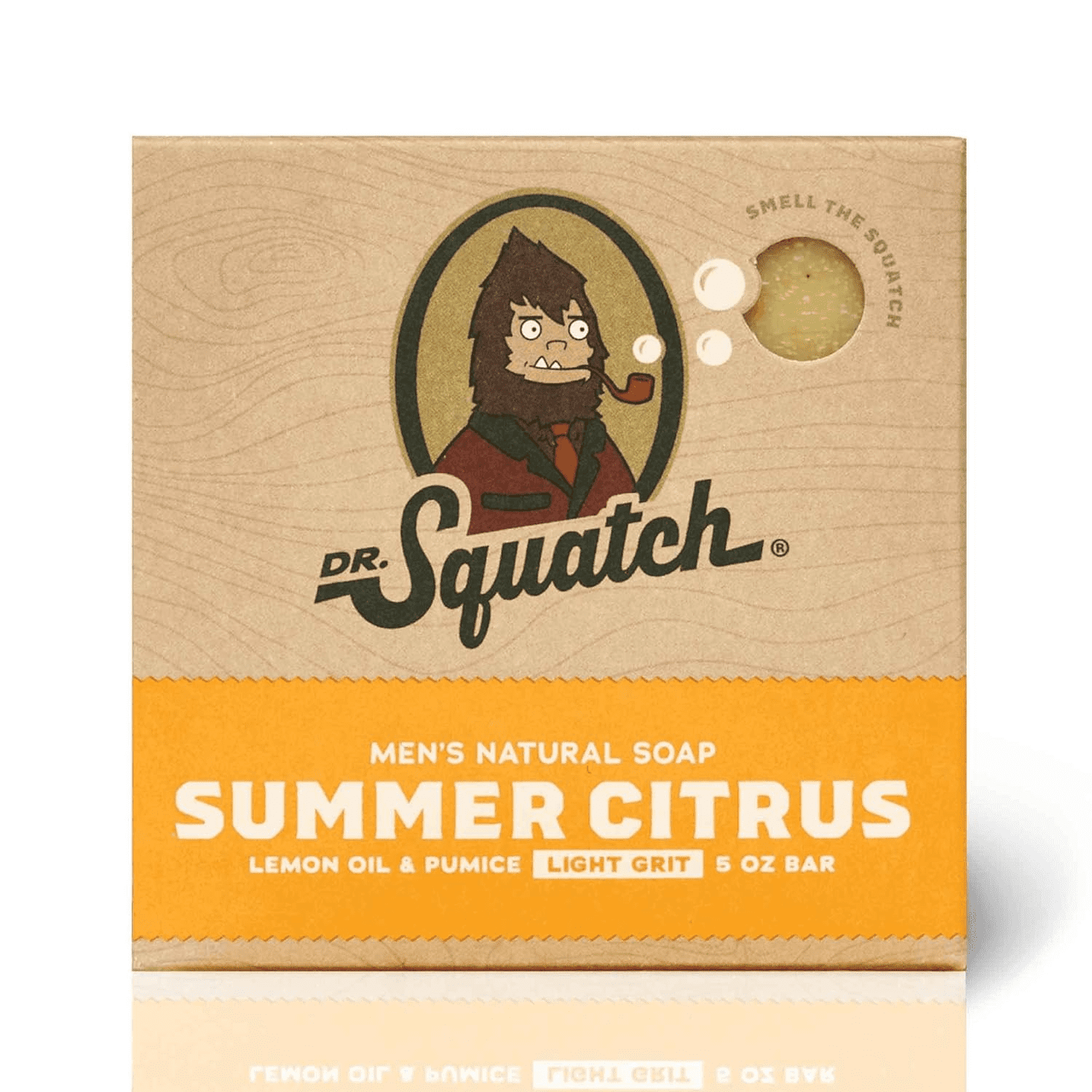 Dr. Squatch All Natural Bar Soap for Men, Light Grit, Summer Citrus, 5 ...