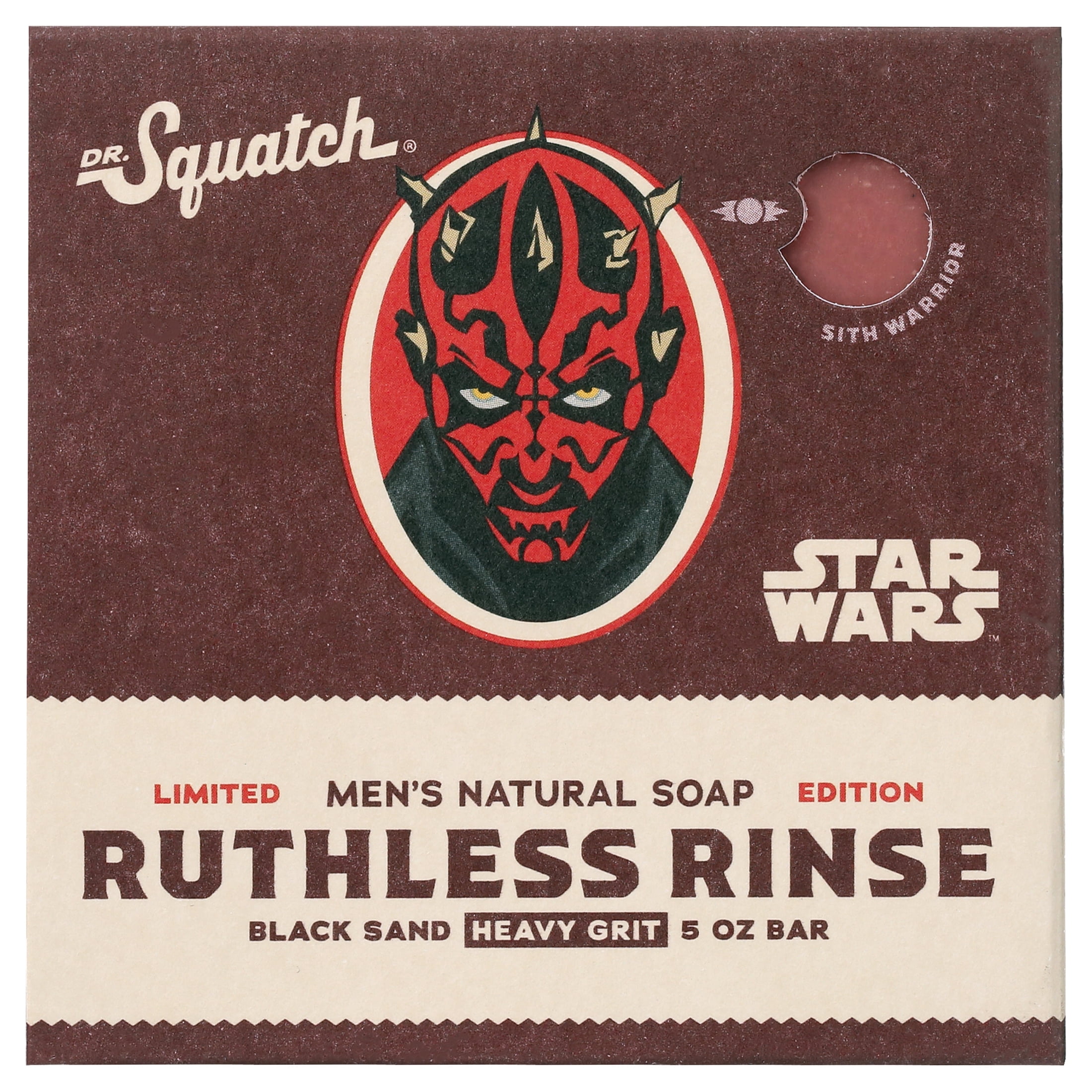 Dr. Squatch Star Wars Natural Bar Soap for Men, Ruthless Rinse 5 oz ...