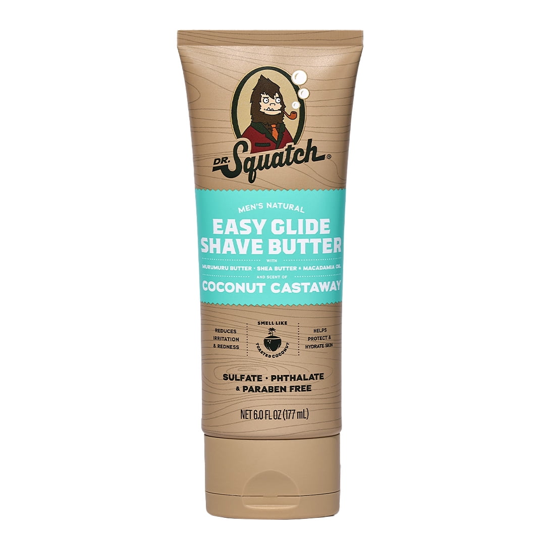 Dr. Squatch Mens Shave Butter - Natural Shaving Butter for Men, 4 fl Oz ...