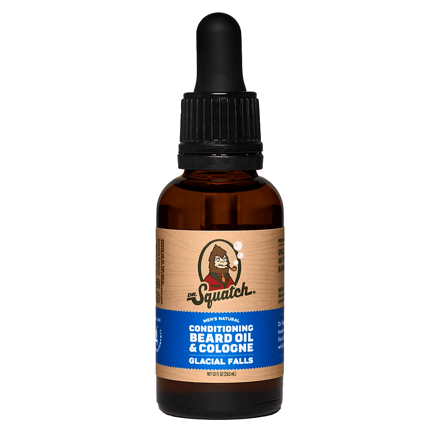 Dr. Squatch Conditioning Beard Oil & Cologne Glacial Falls, 1 fl oz - Walmart.com