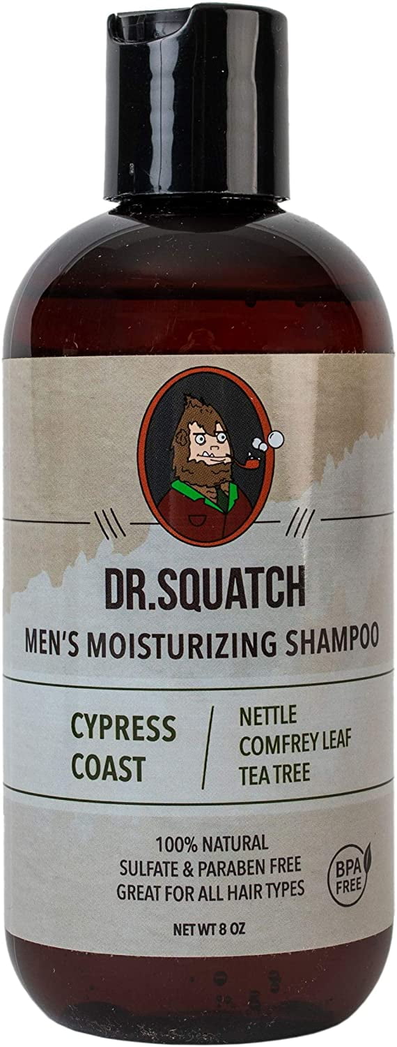 Dr. Squatch Men's Natural Shampoo with Tea Tree Wash, Cypress Coast ...