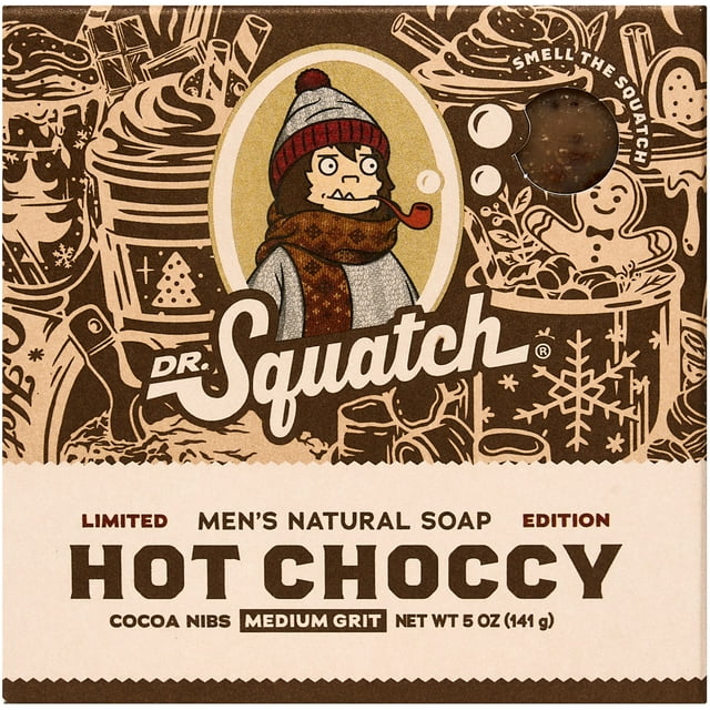 Dr. Squatch Hot Choccy Natural Bar Soap for Men, 5 oz - Walmart.com