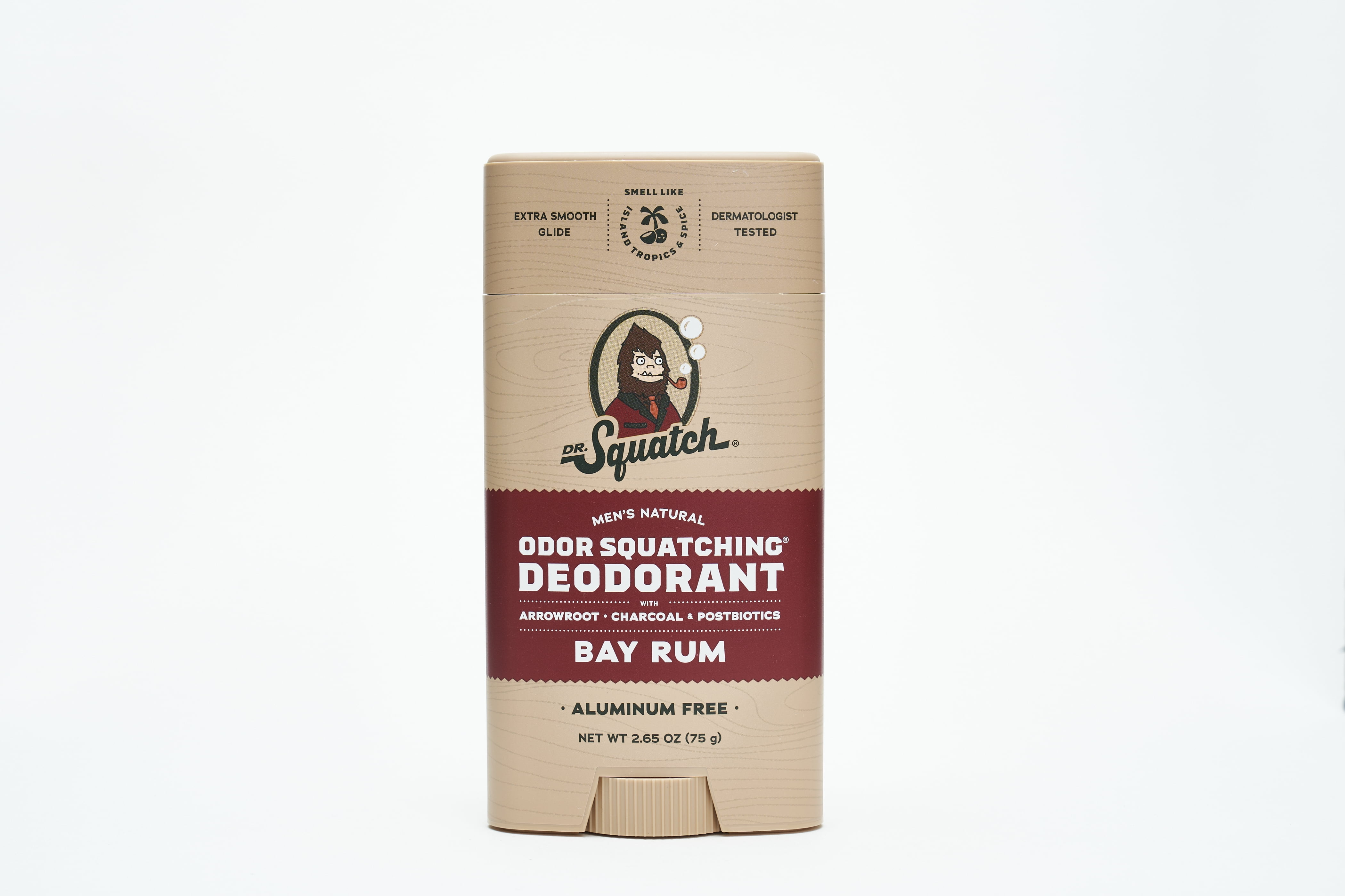 Dr Squatch Mens Natural Deodorant Bay Rum 2 65 Oz