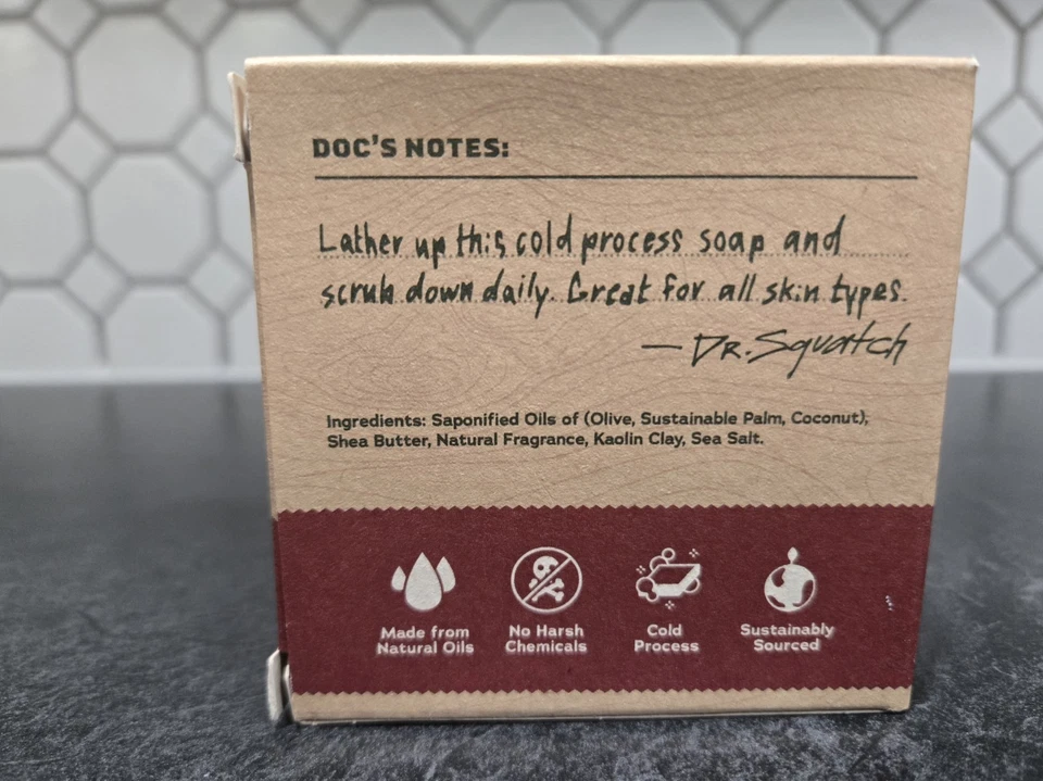 Dr. Squatch Mens Natural Soap Bay Rum 5Oz - Walmart.com