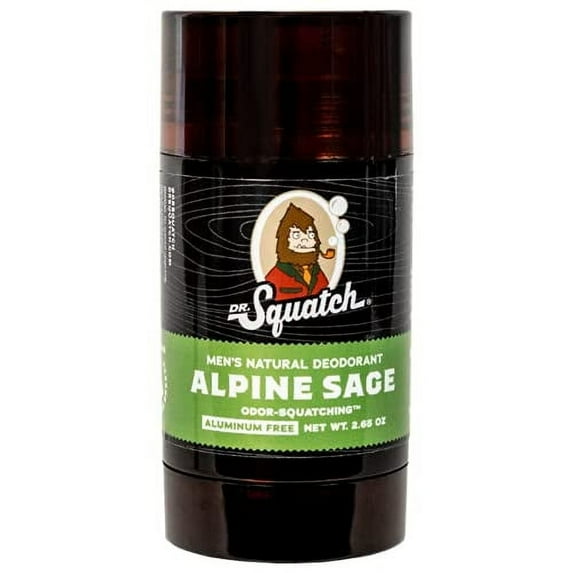 Dr. Squatch Men's Natural Deodorant, Fresh Alpine Sage, 2.65 oz - Walmart.com
