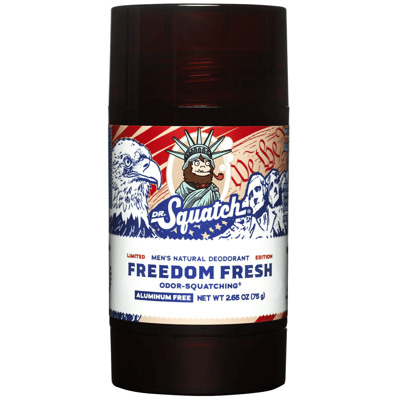 Dr. Squatch Natural Deodorant, Freedom Fresh, 2.65 oz - Walmart.com