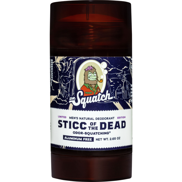 Dr. Squatch Fresh Natural Deodorant, Sticc of the Dead, 2.65 oz - Walmart.com