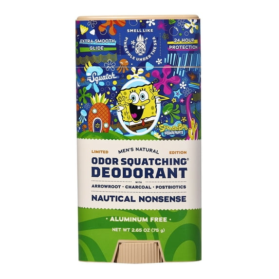 Dr. Squatch SpongeBob SquarePants Limited Edition Natural Deodorant ...