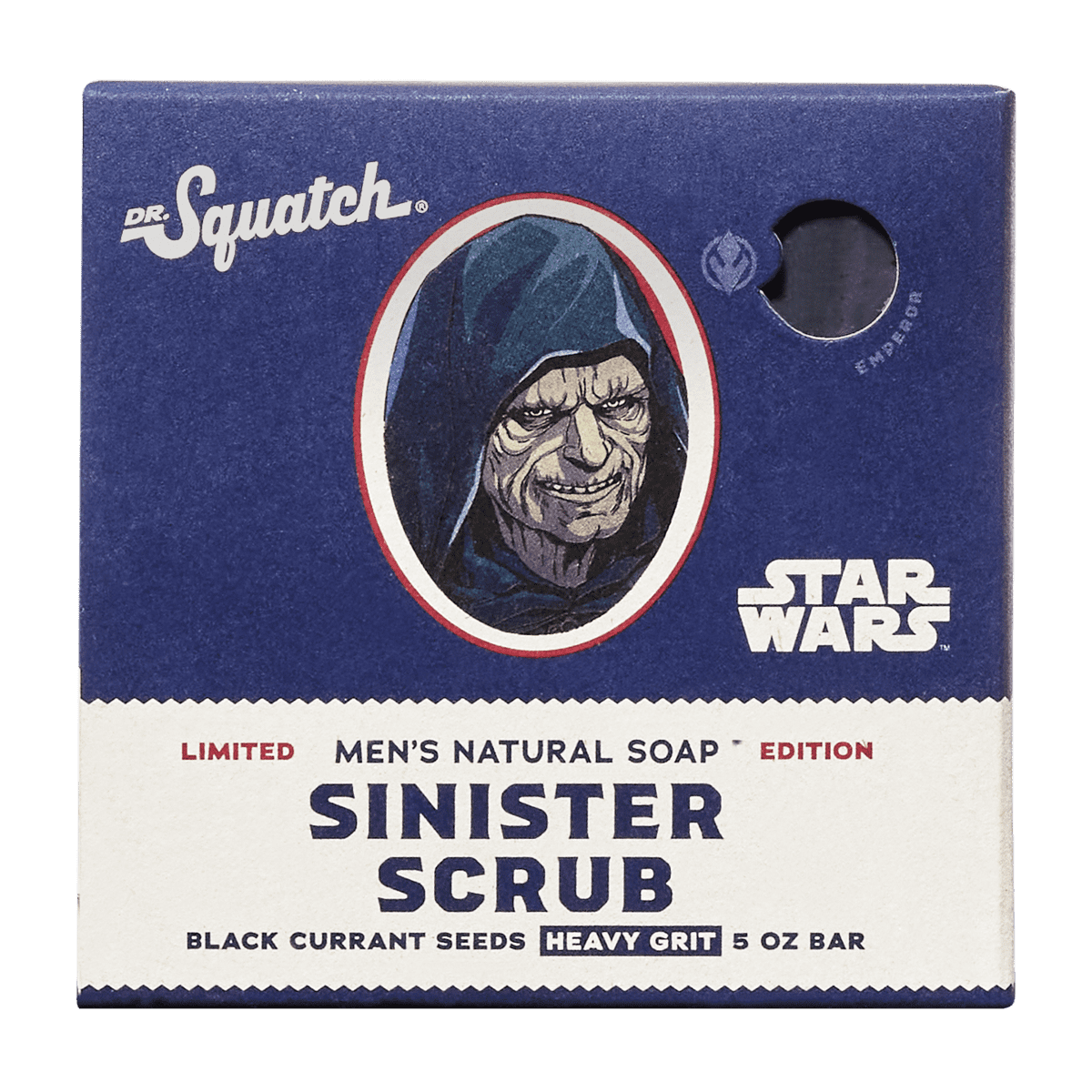 Dr. Squatch Sinister Scrub Star Wars Natural Bar Soap for Men, 5 oz ...