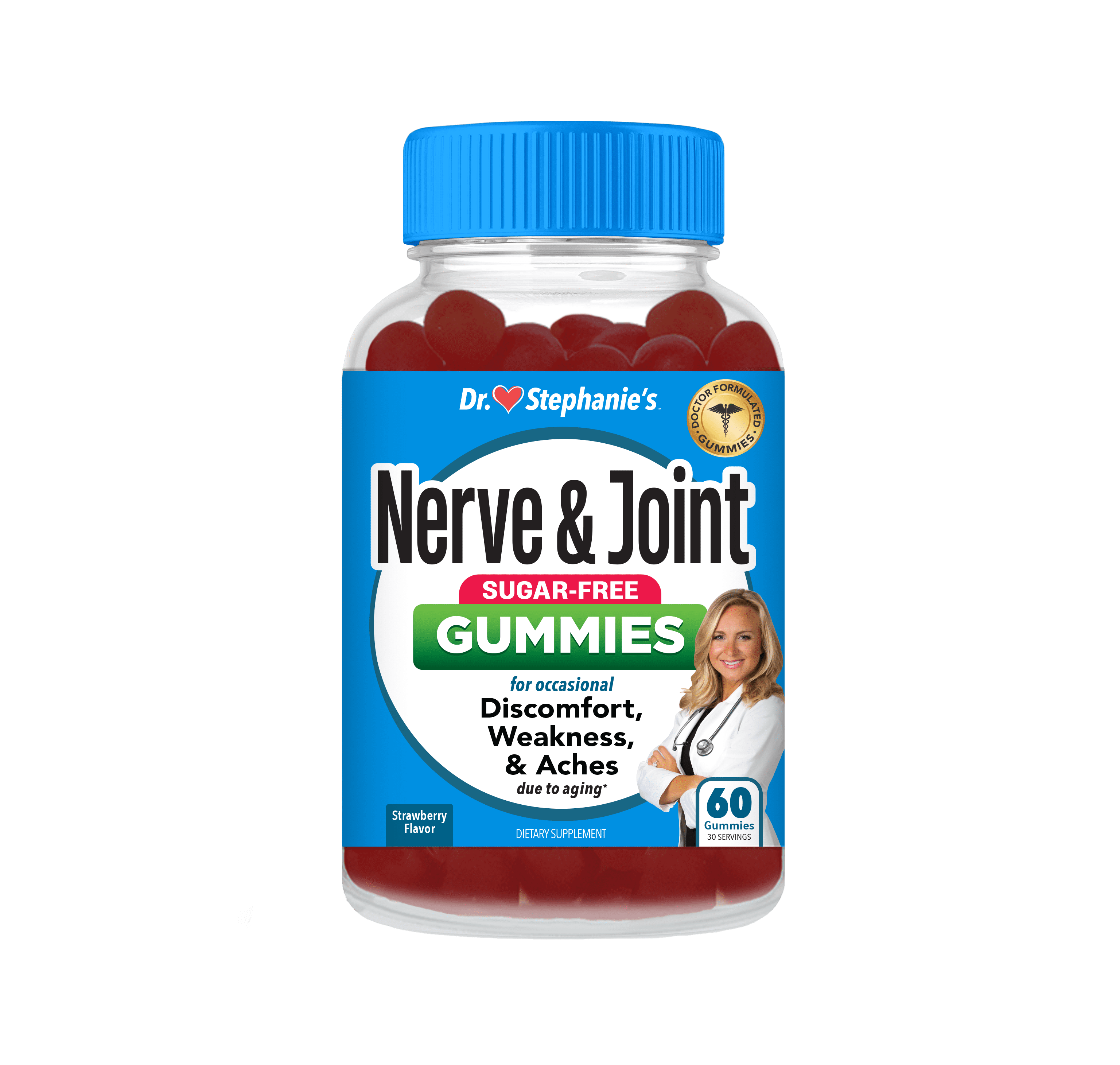 Dr. Stephanie's Nerve and Joint Gummies, 60 Count - Walmart.com