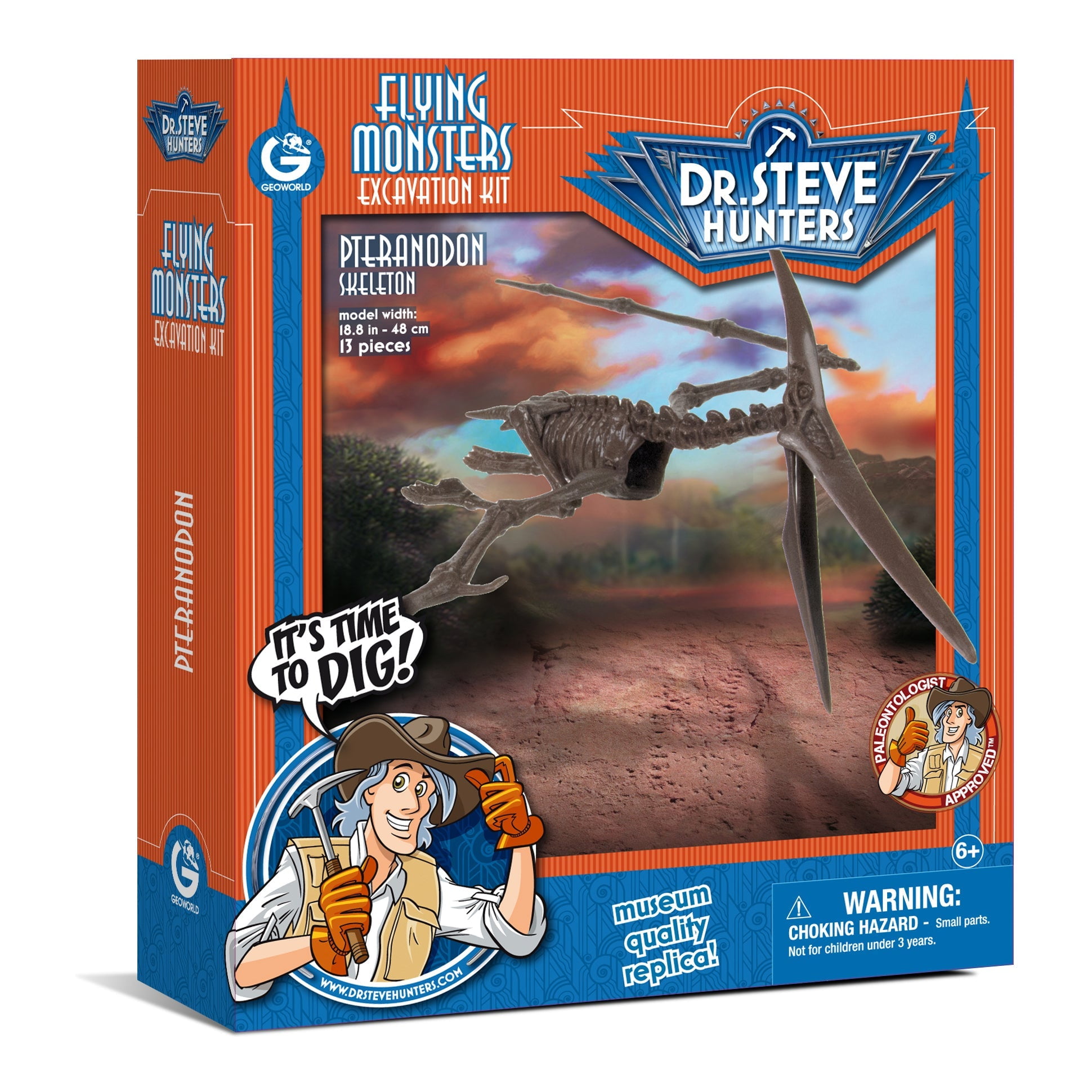 Dr. Steve Hunters GEOWorld Flying Monsters Dig Pteranodon Excavation ...