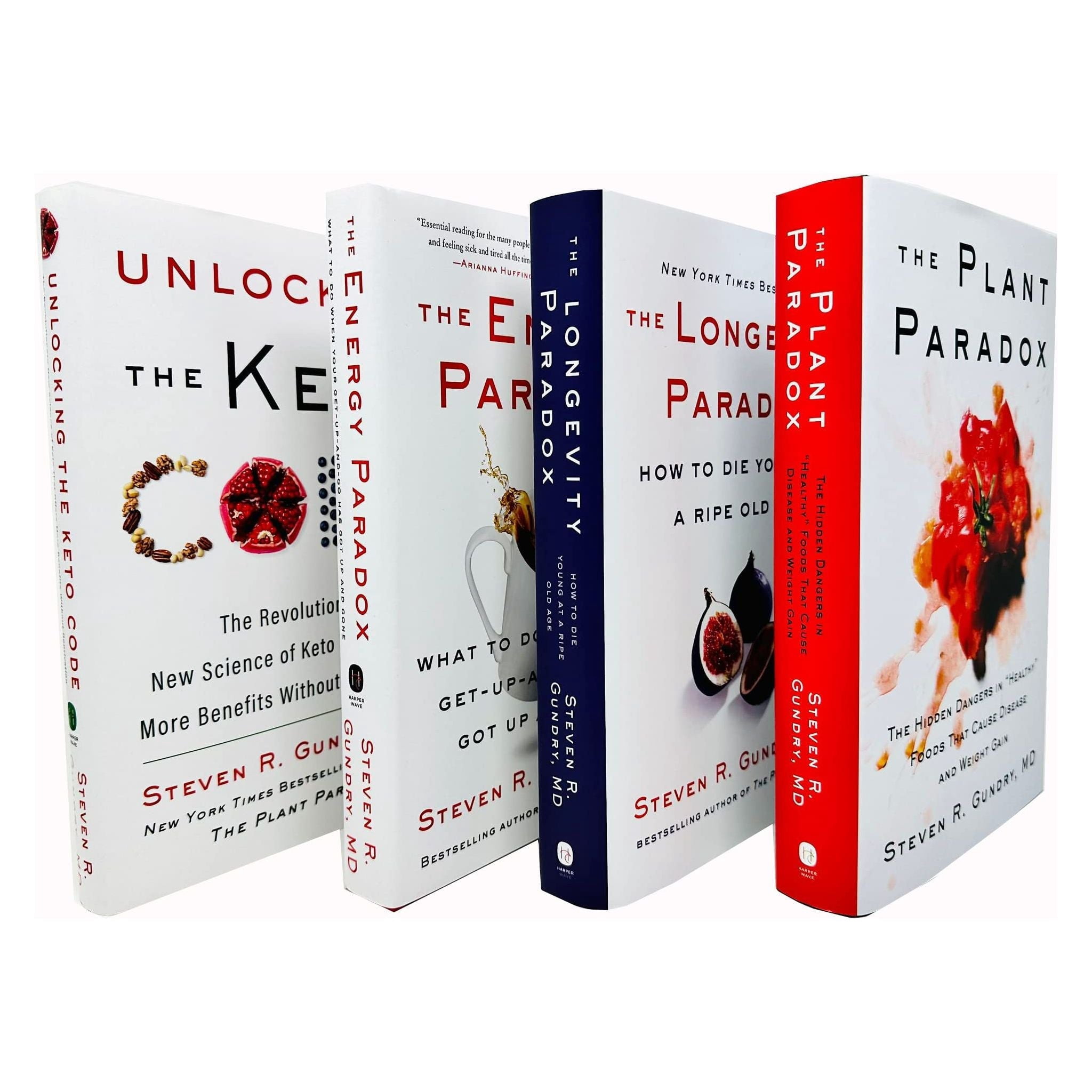 Dr. Steven R Gundry MD 4 Books Collection Set (The Plant Paradox, The ...