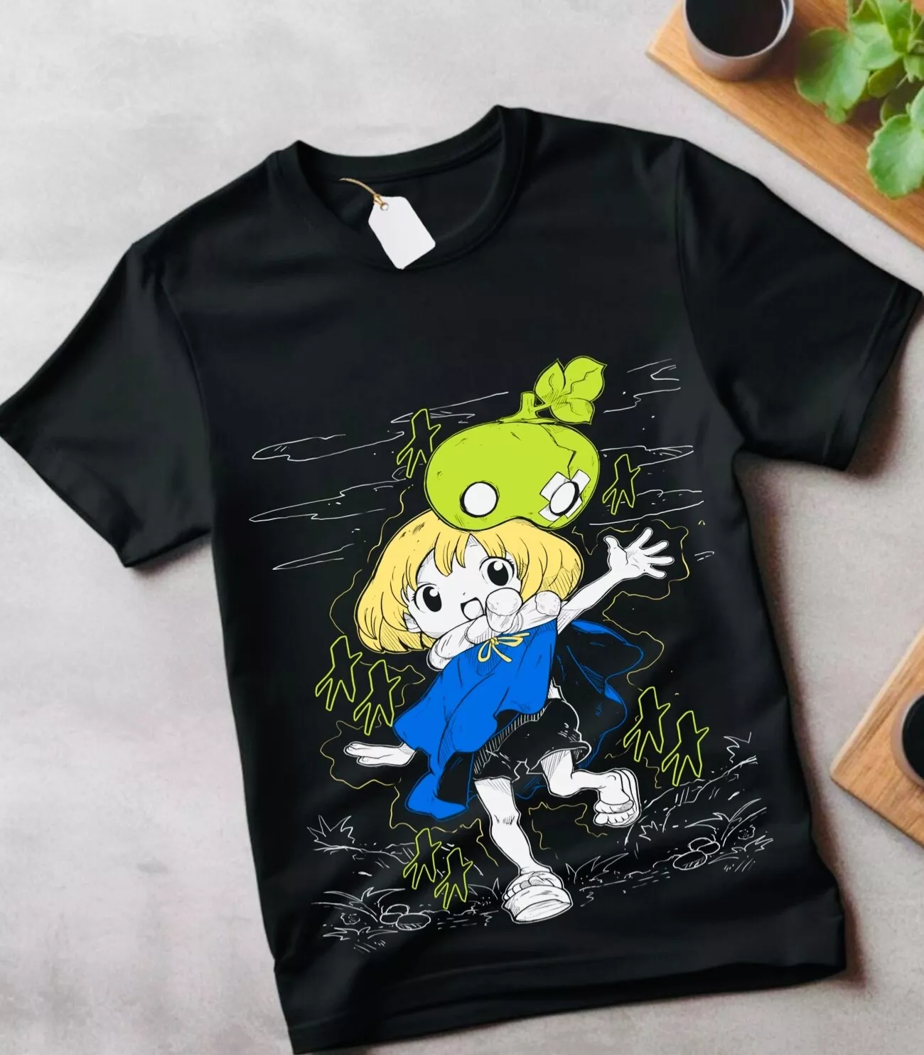 Dr. Stone Suika T-shirt Senku Ishigami Taiju Oki Ryusui Anime unisex ...