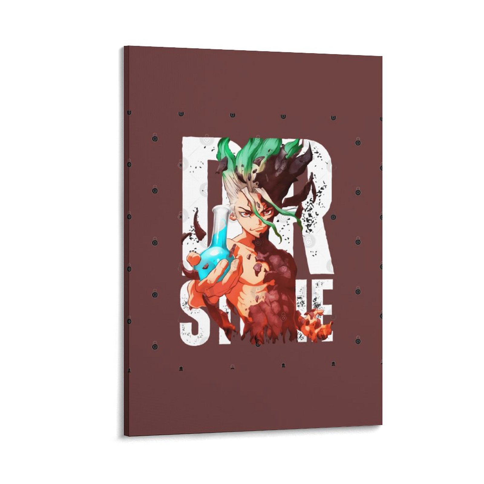 Dr. Stone Vertical-Format Decorative Inner Frame Suitable For Both ...
