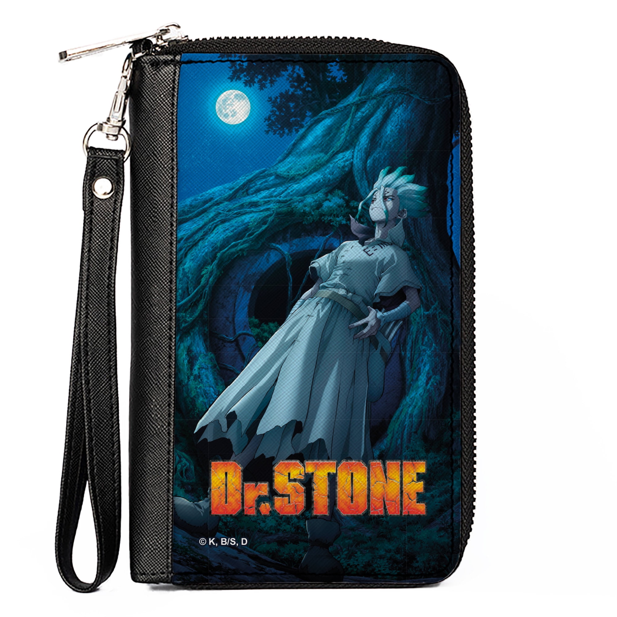 Dr. Stone Wallet, Zip Around, Dr Stone Senku Ishigami Full Moon Tree ...
