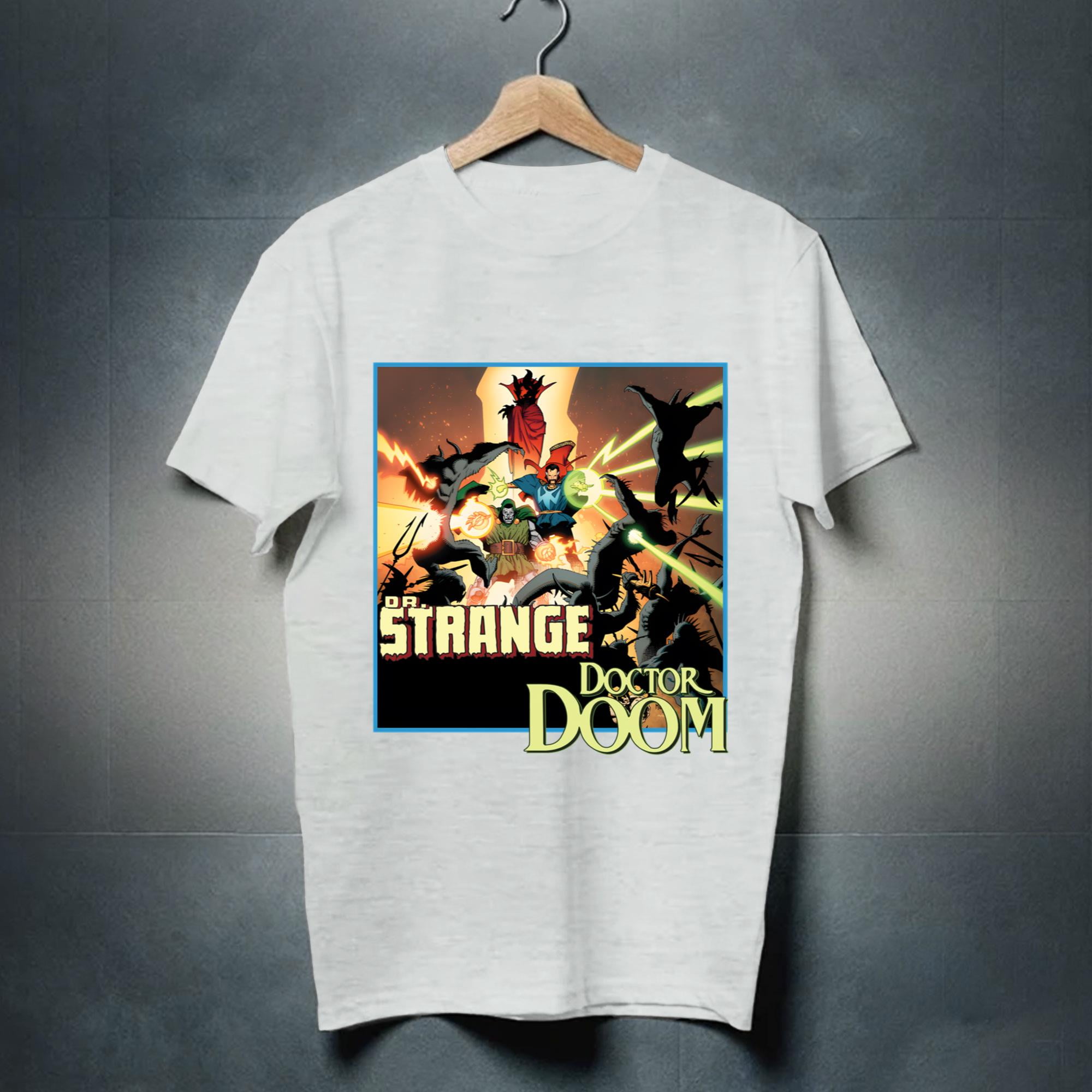 Dr Strange & Doctor Doom T-Shirt - Marvel Comics - Mike Mignola Art ...