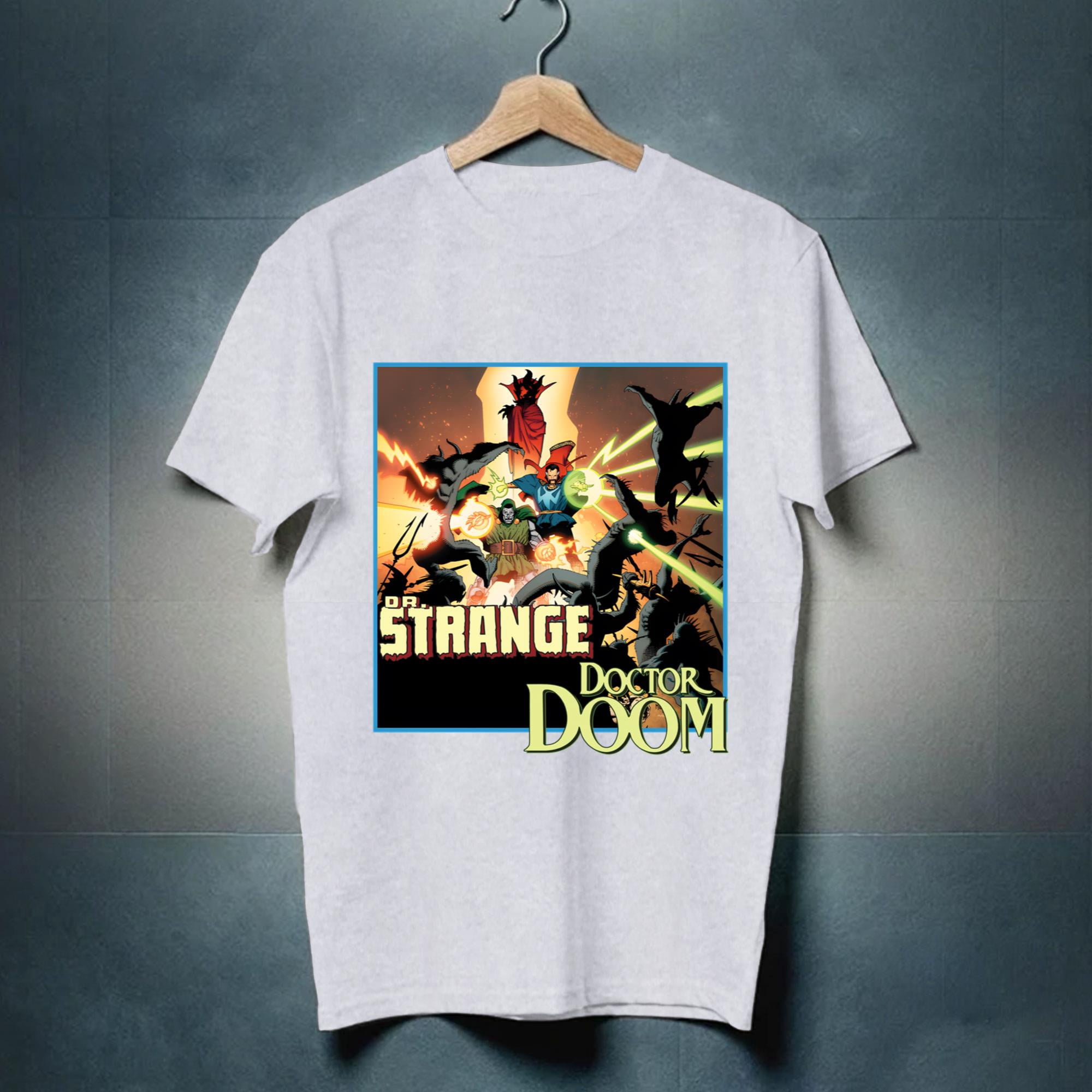 Dr Strange & Doctor Doom T-Shirt - Marvel Comics - Mike Mignola Art ...