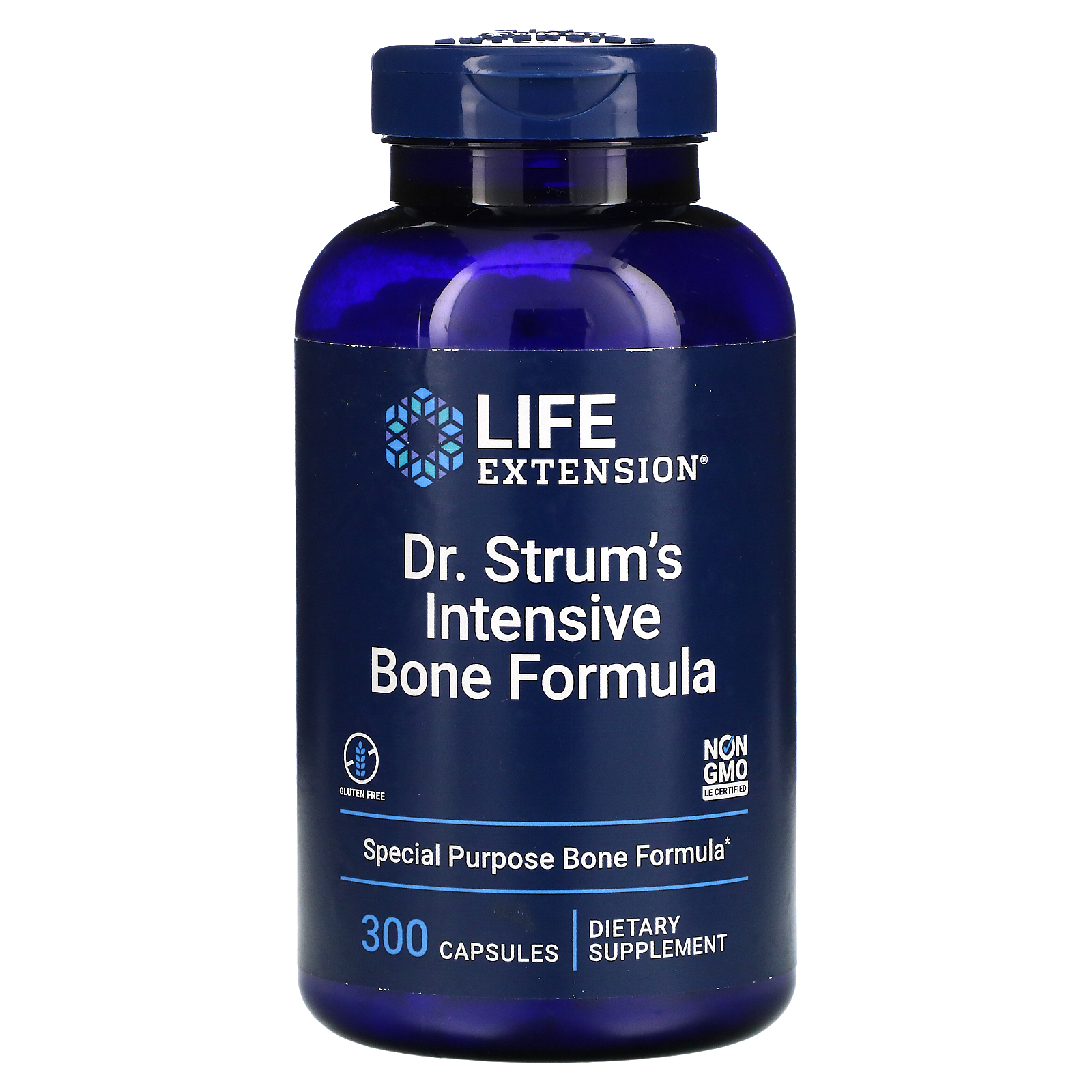 Life Extension Dr. Strum’s Intensive Bone Formula - 9 nutrients for ...
