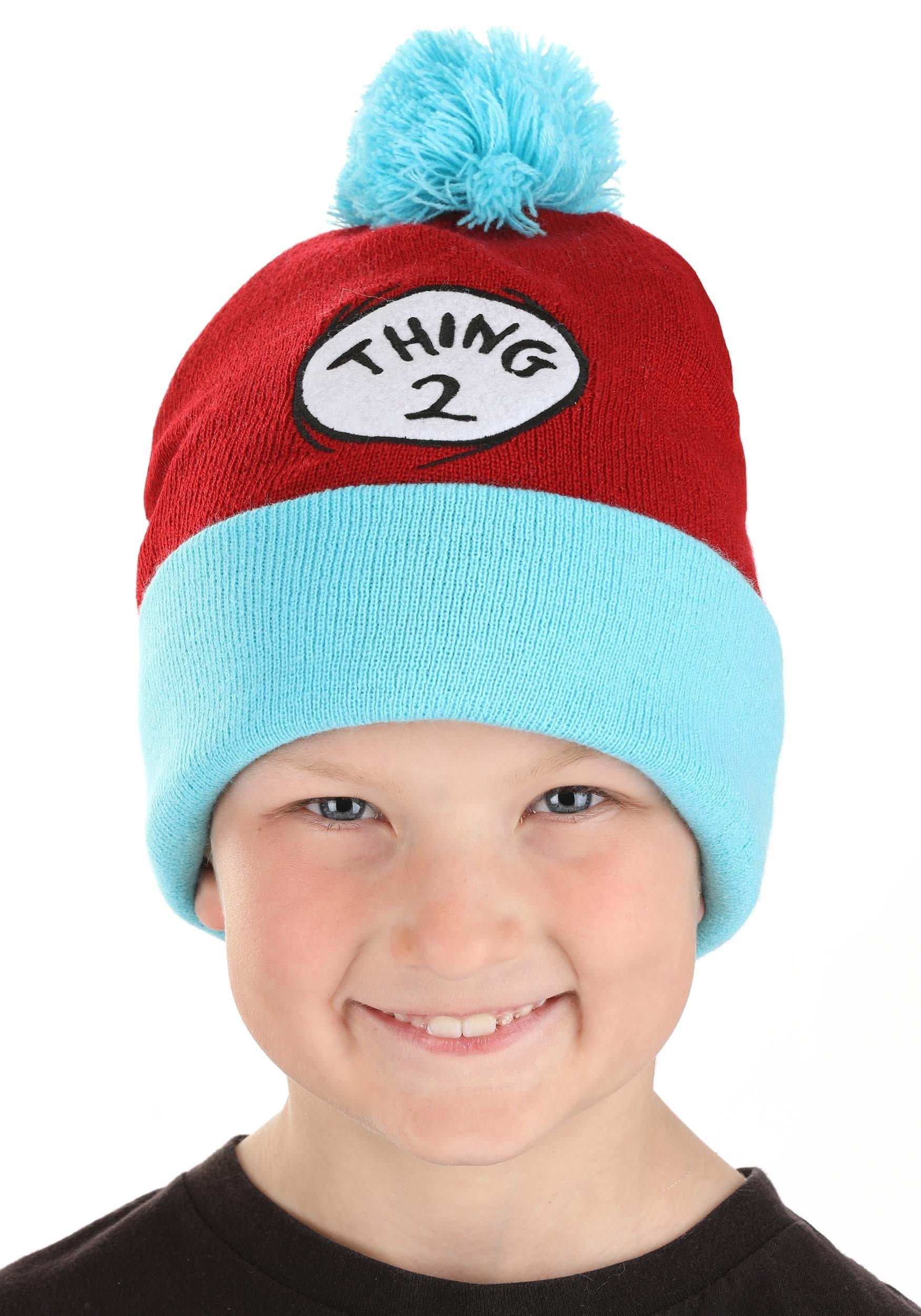 Dr. Suess Thing 2 Pom Beanie - Walmart.com