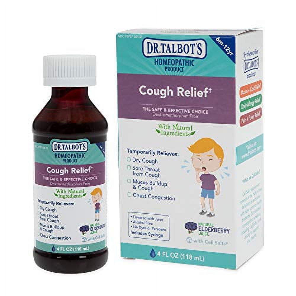 Dr. Talbot's Cough Relief Liquid Medicine with Naturally Inspired ...