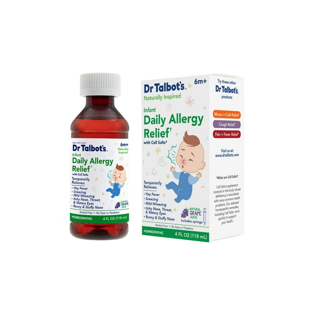 Dr. Talbot's Homeopathic Infant Daily Allergy Relief with Cell Salts ...