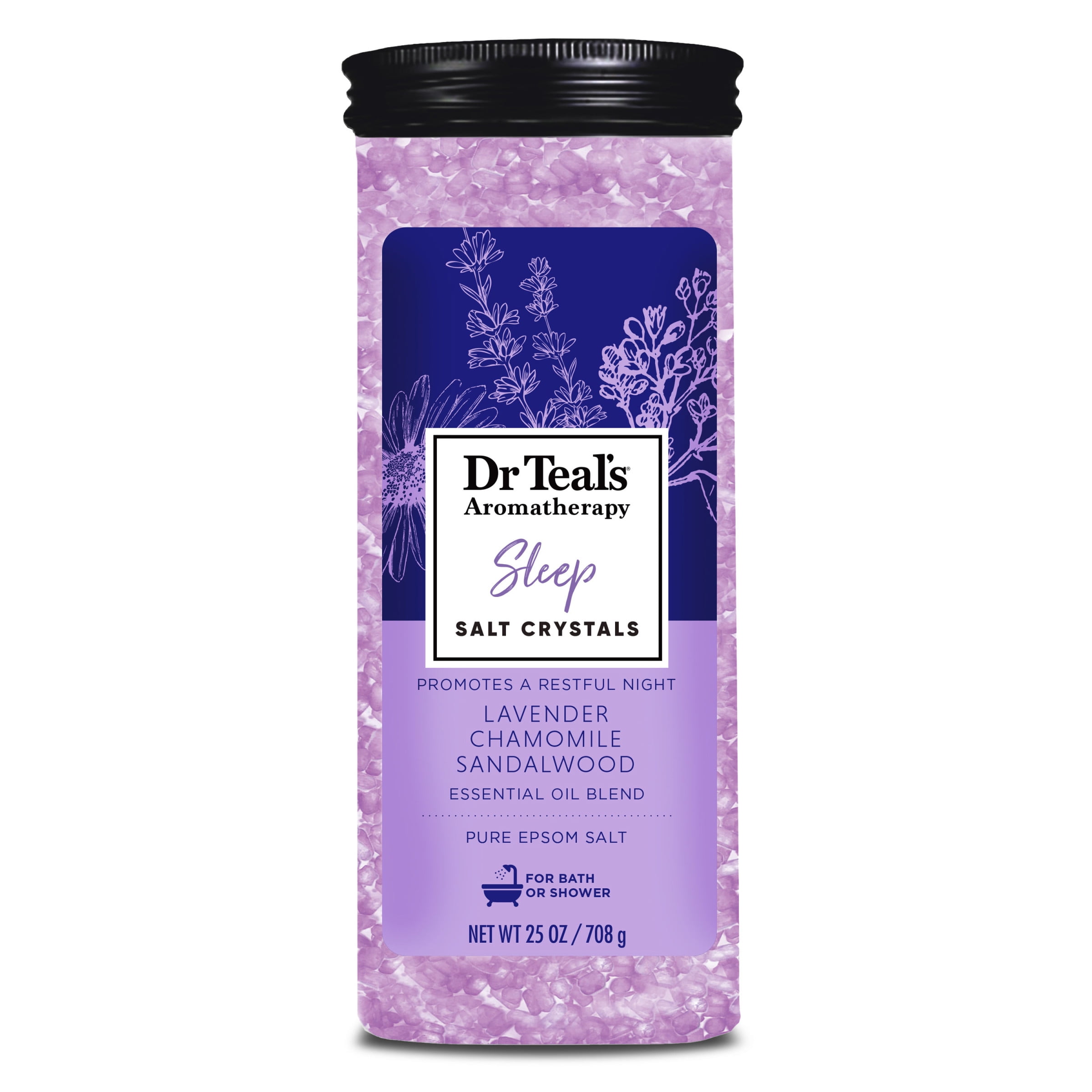 Dr Teal's Aromatherapy Sleep Salt Crystals with Lavender, Chamomile ...
